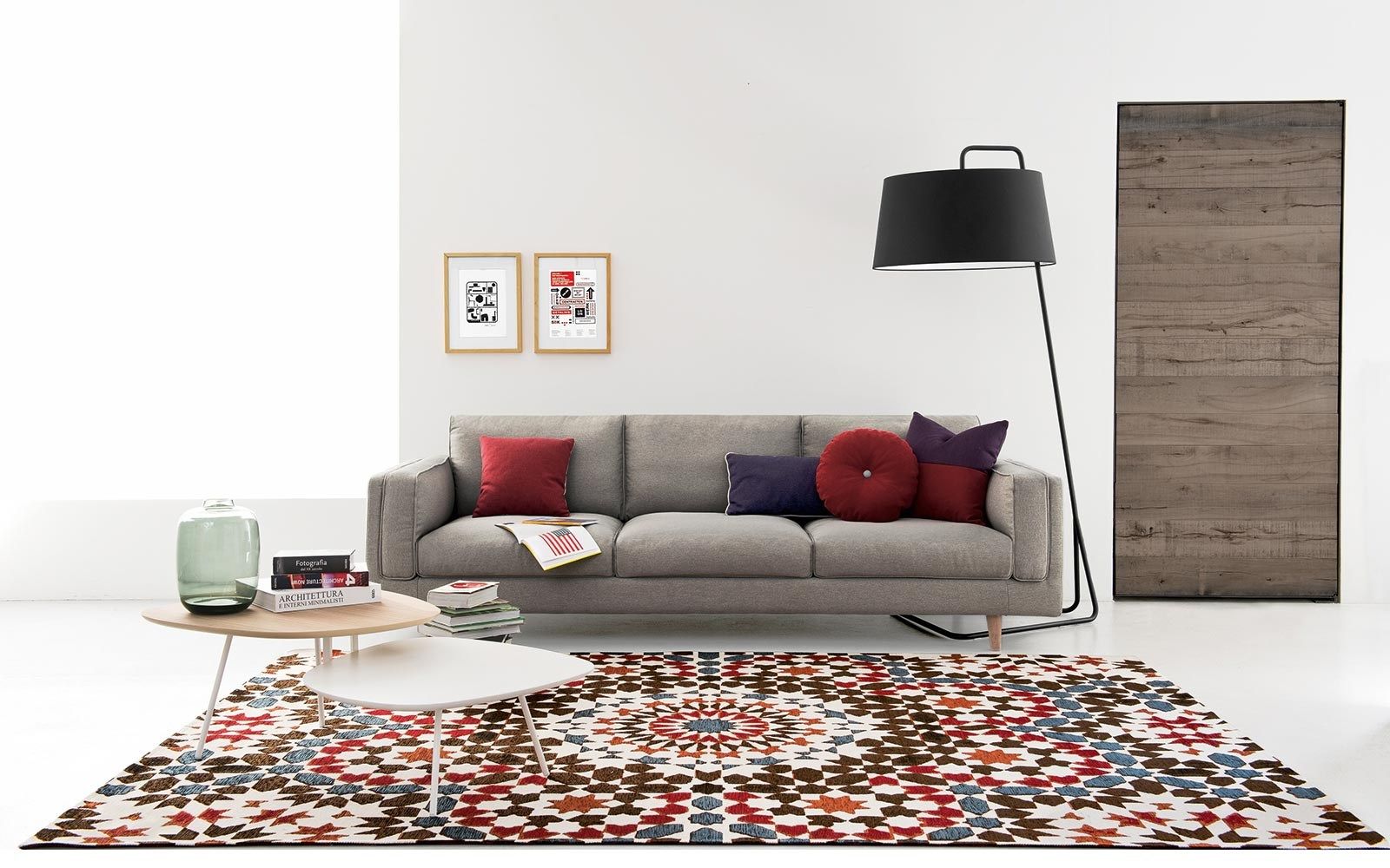 Patterned rug MAROCCO By Calligaris design Matteo Cibic