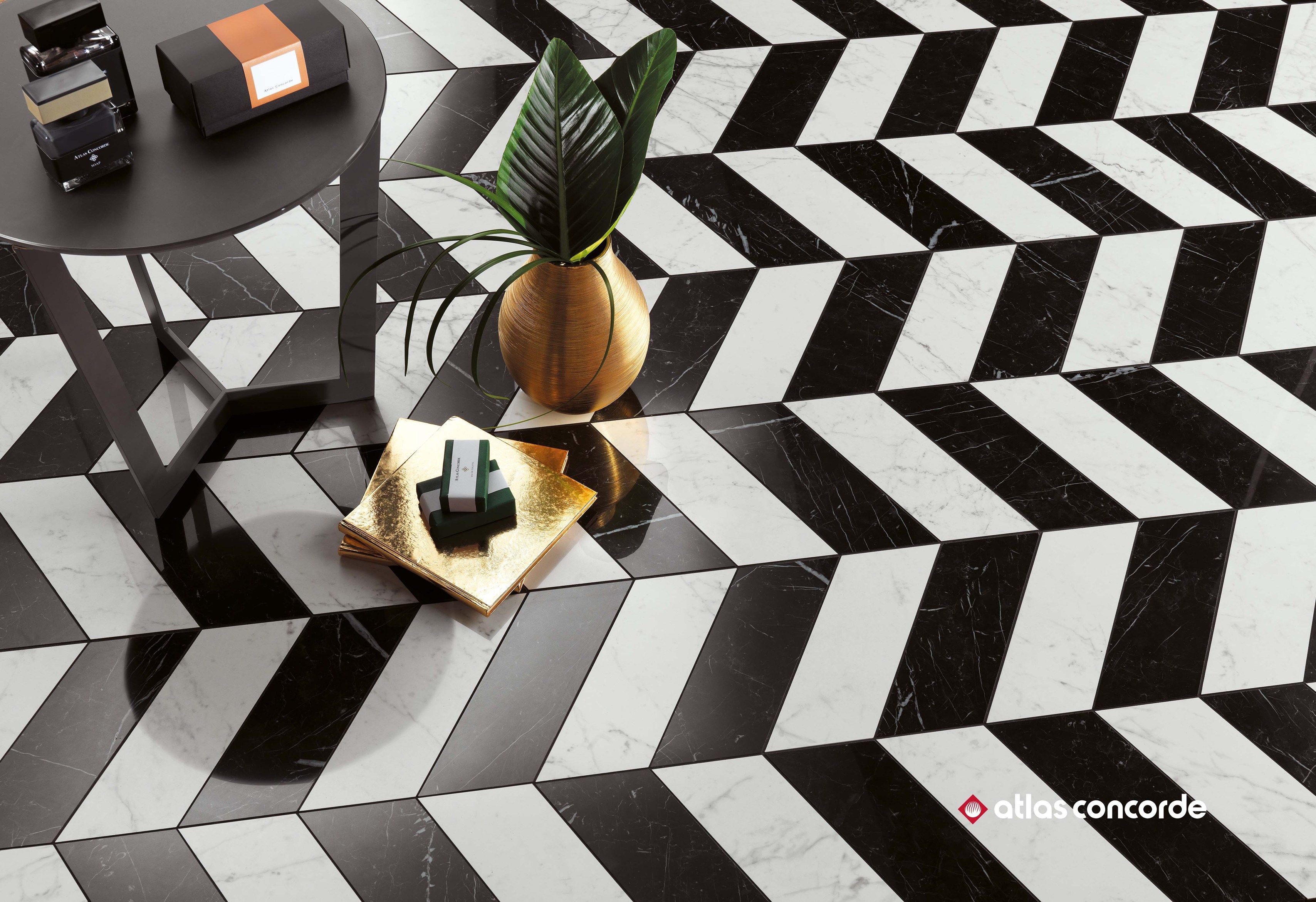 MARVEL STONE FLOOR | Flooring with marble effect White-paste flooring ...