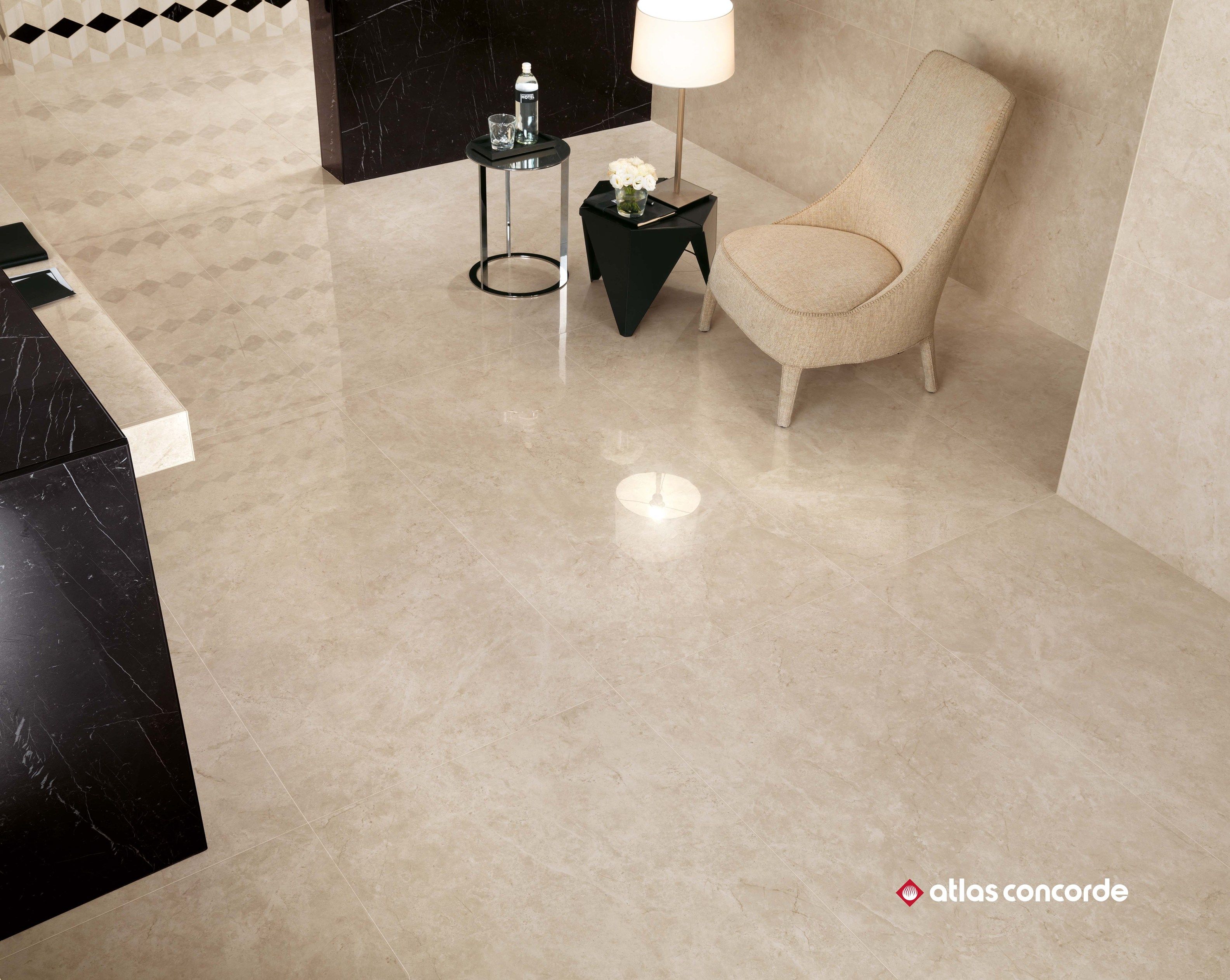 MARVEL STONE FLOOR | Flooring with marble effect White-paste flooring ...