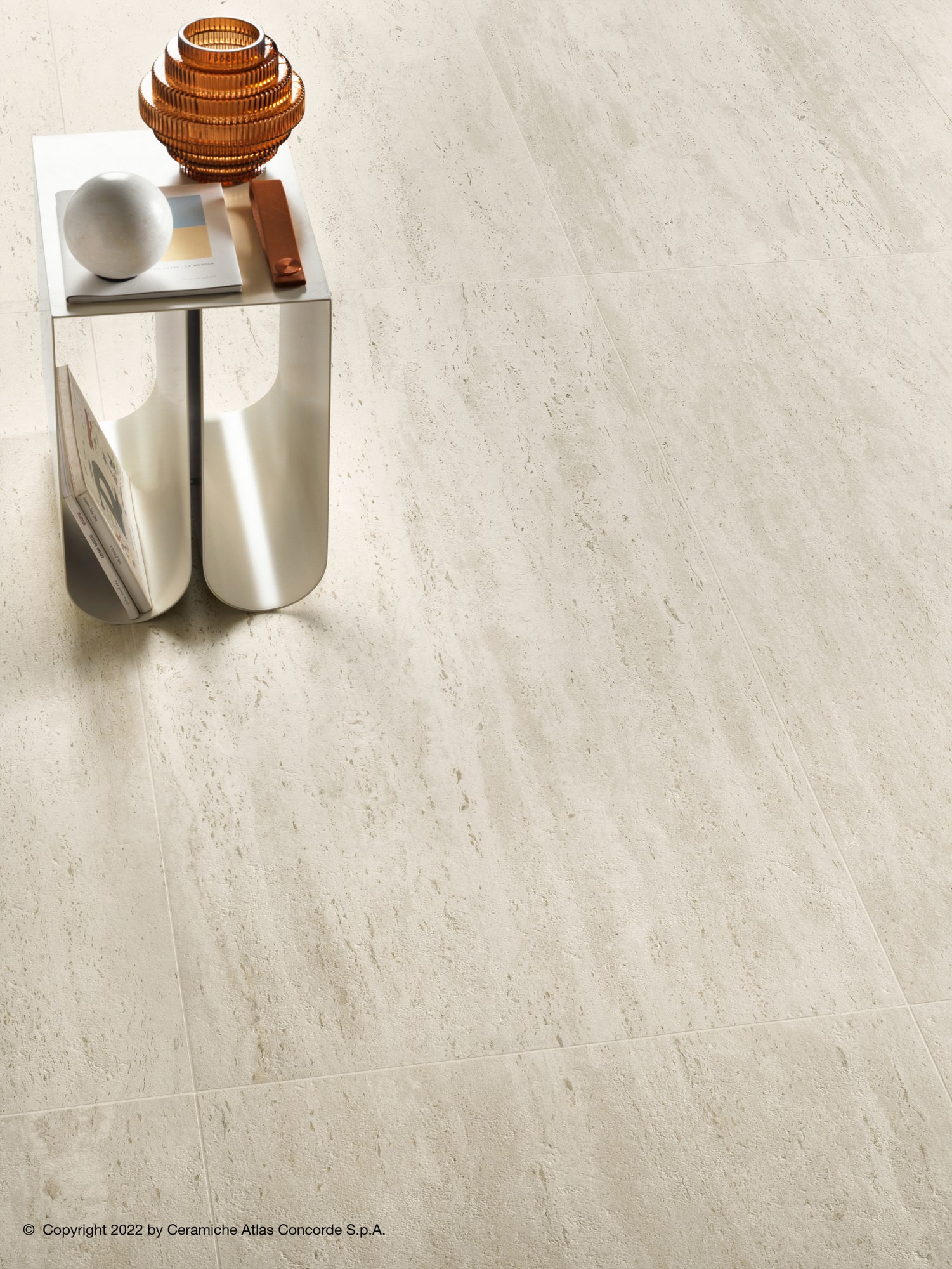 MARVEL TRAVERTINE Wall/floor tiles with marble effect By Atlas Concorde