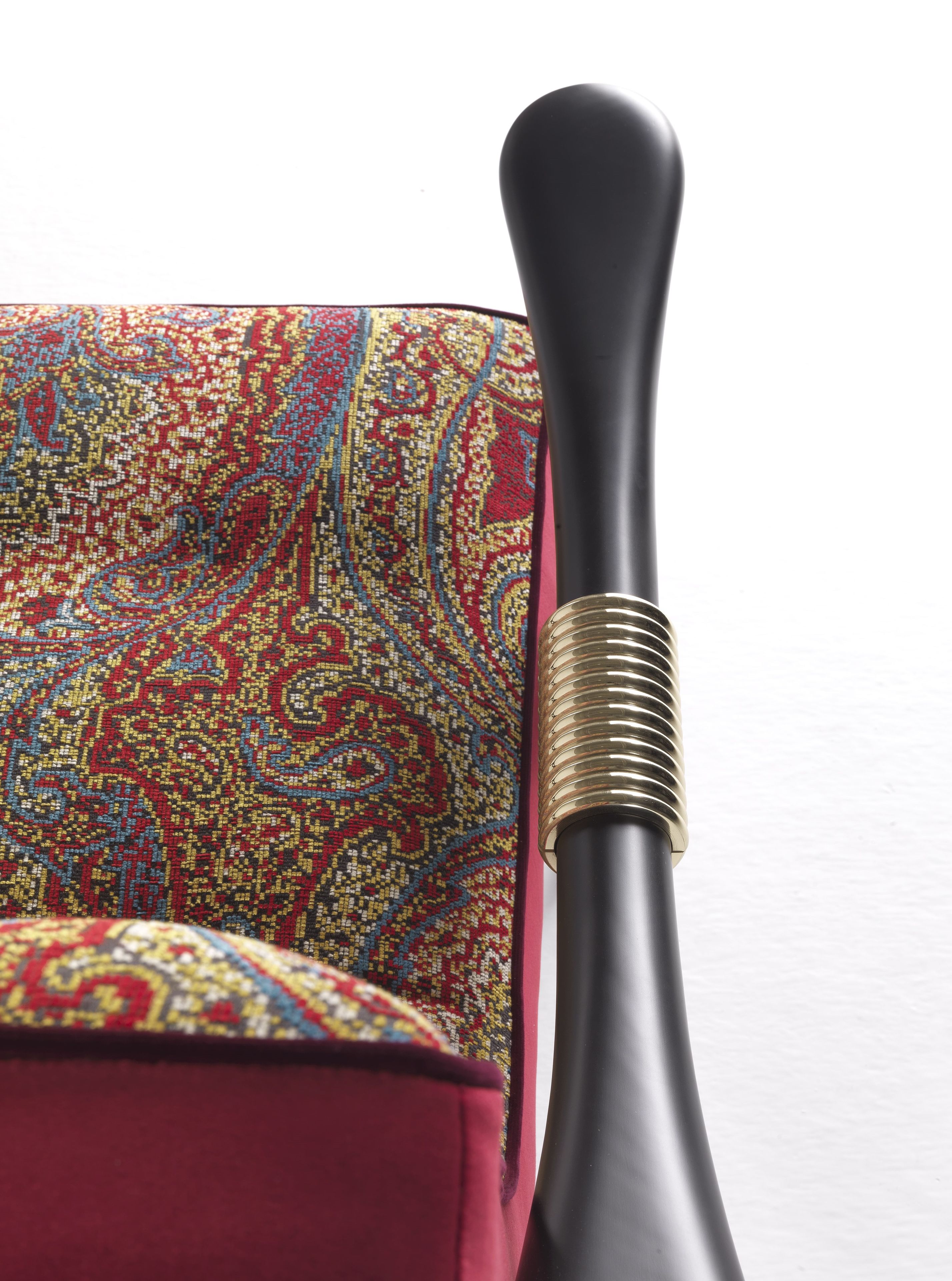 MASAI Fabric armchair with armrests By ETRO Home Interiors