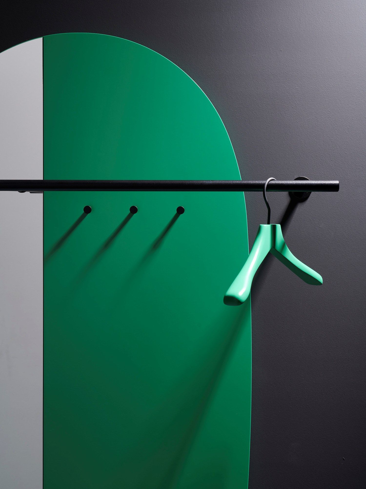 Wall-mounted coat rack MASK By Schönbuch design Sebastian Herkner