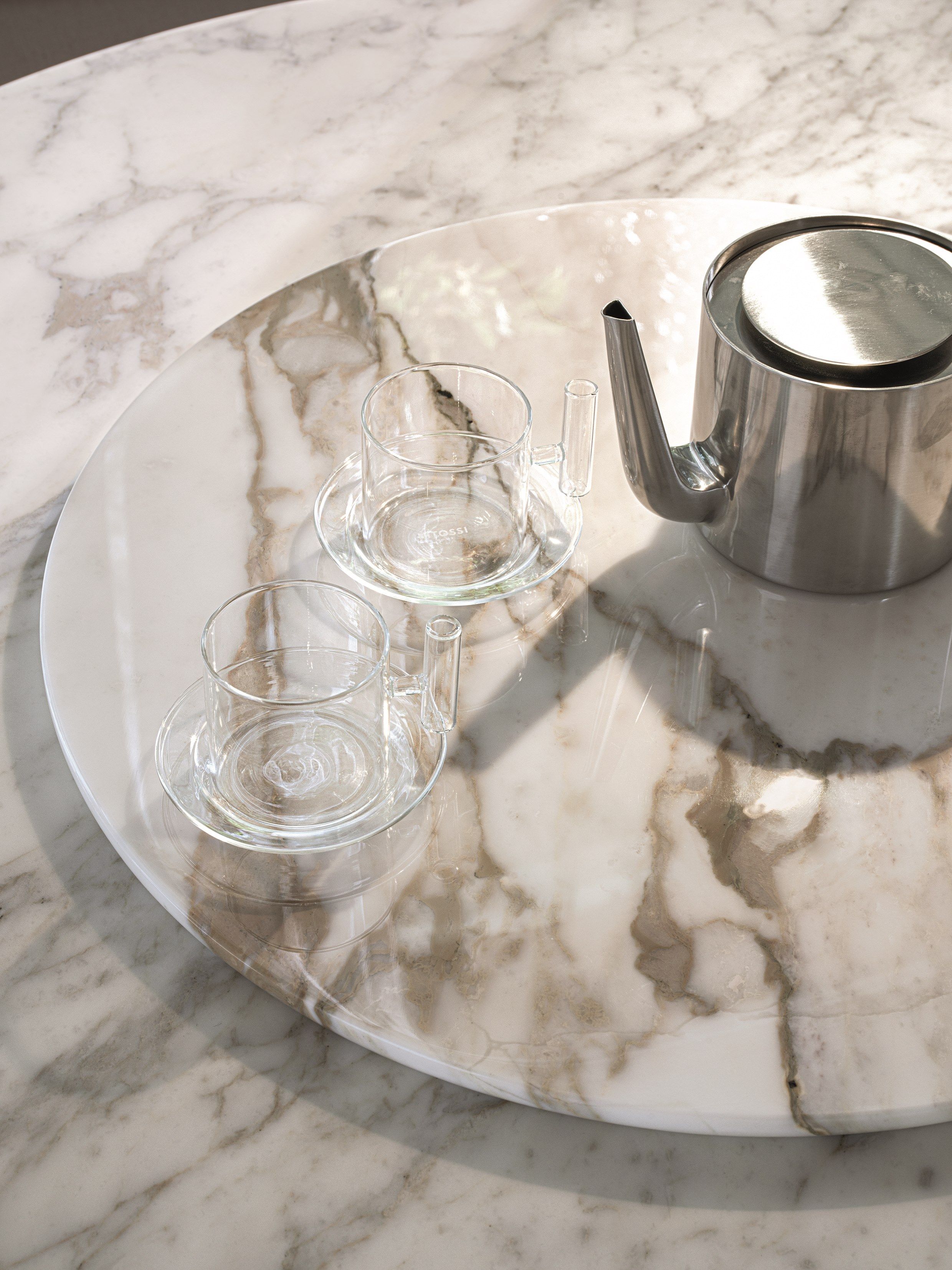 MATEO Round marble table By Molteni & C. | design Vincent Van Duysen