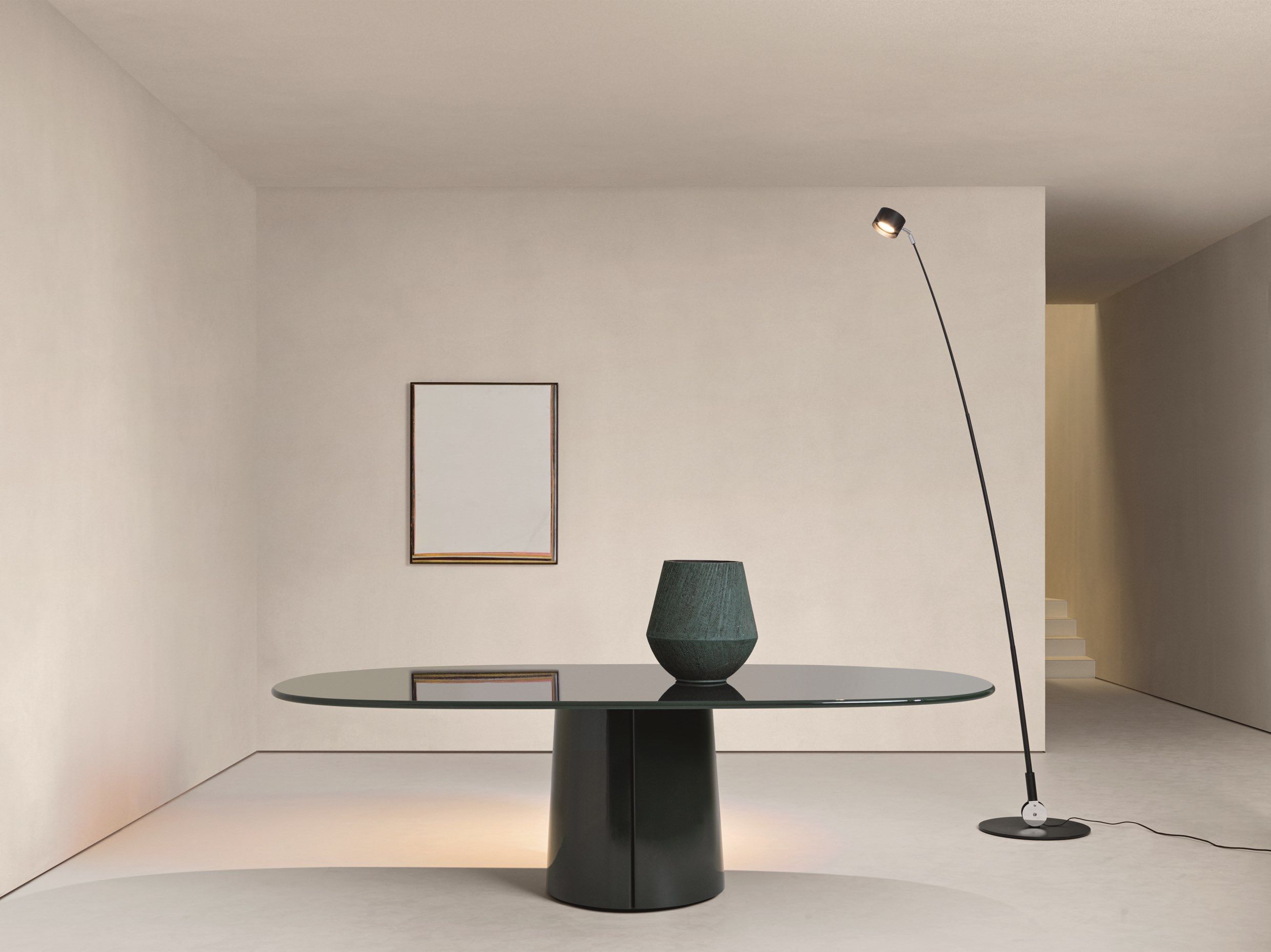 MATEO Oval wooden table By Molteni & C. | design Vincent Van Duysen
