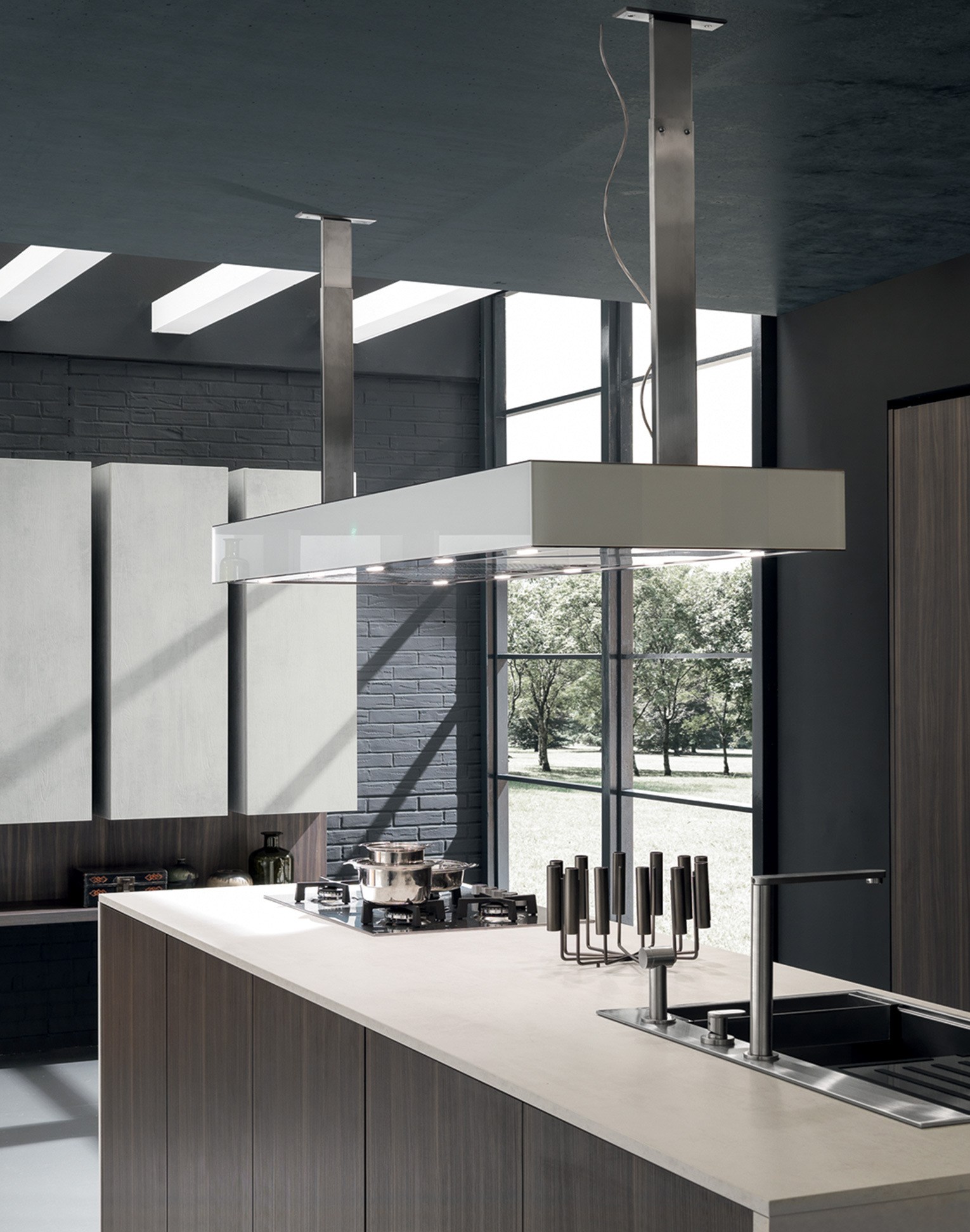 MATERIA | Kitchen with island By Febal Casa design Alfredo Zengiaro
