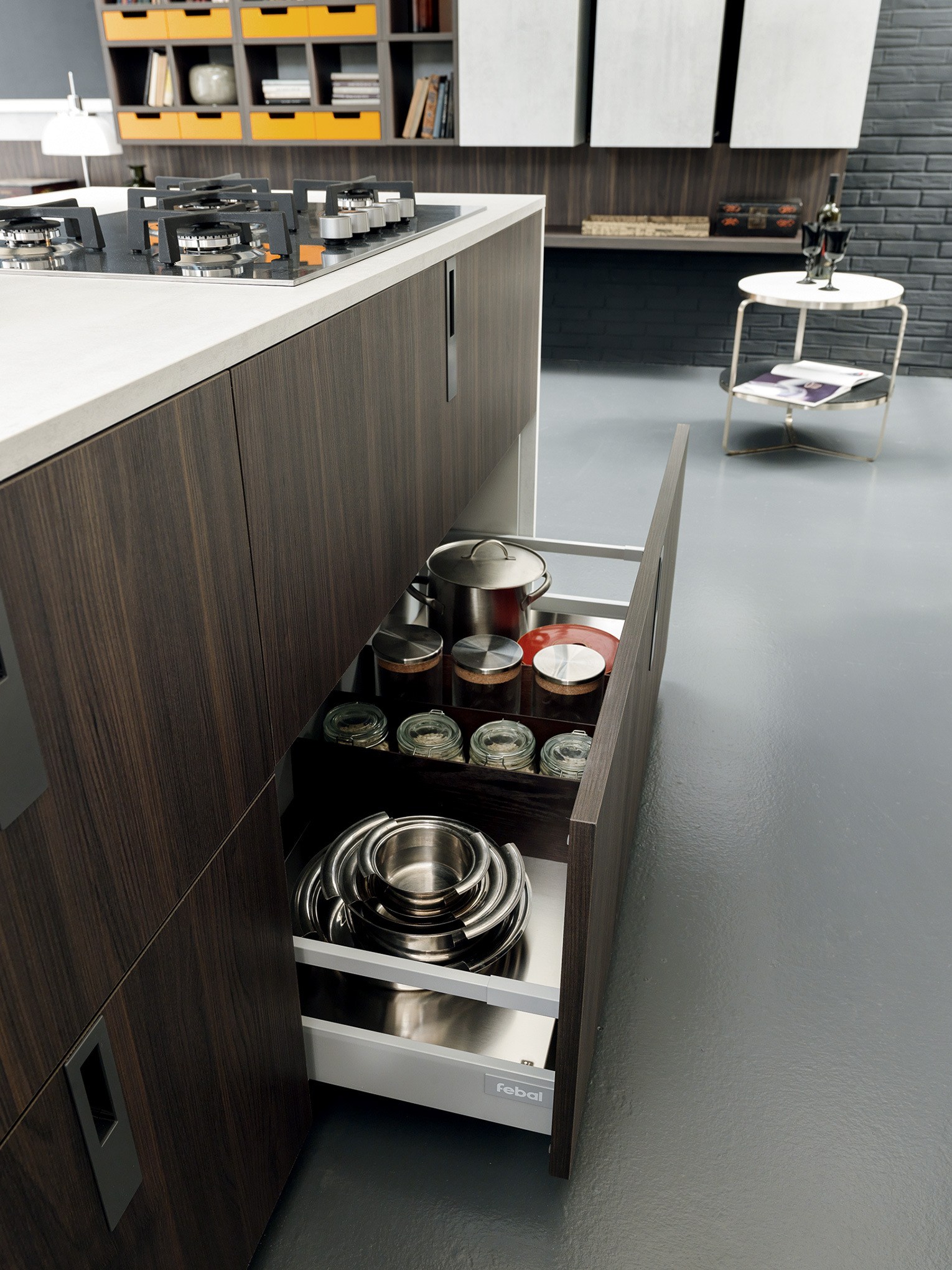MATERIA | Kitchen with island By Febal Casa design Alfredo Zengiaro