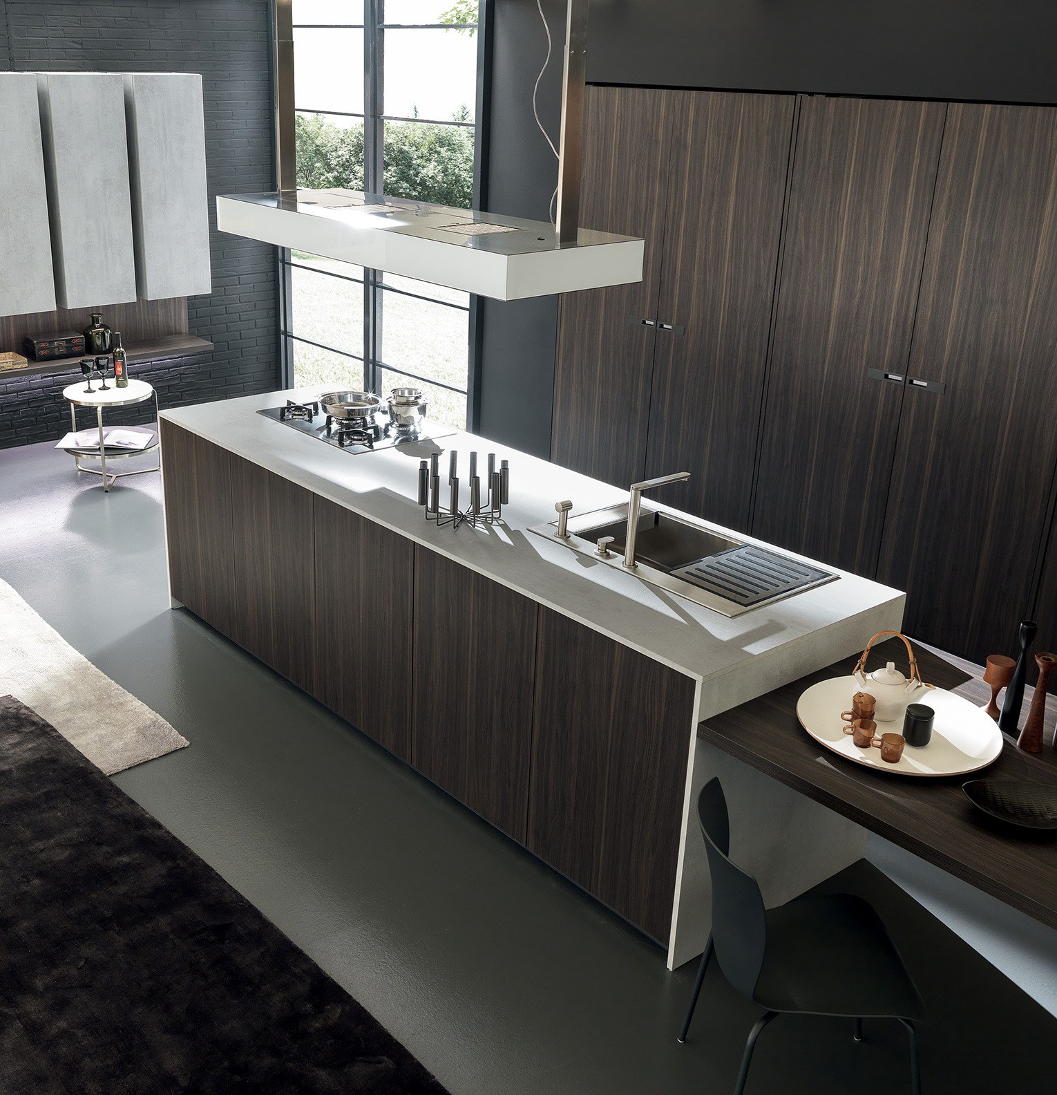 MATERIA | Kitchen with island By Febal Casa design Alfredo Zengiaro