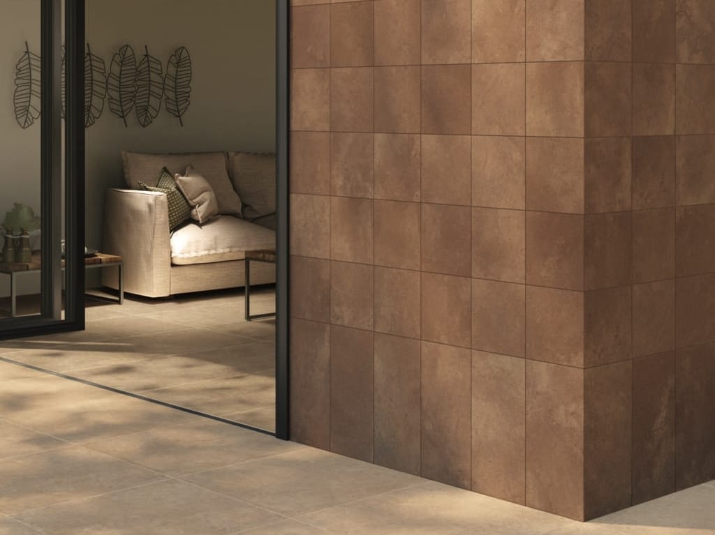 Porcelain stoneware wall/floor tiles with concrete effect MATERICA By Ceramiche Caesar