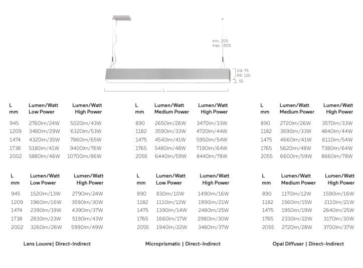 MATRIC DÉCO G9/R9 Pendant lamp By Lightnet