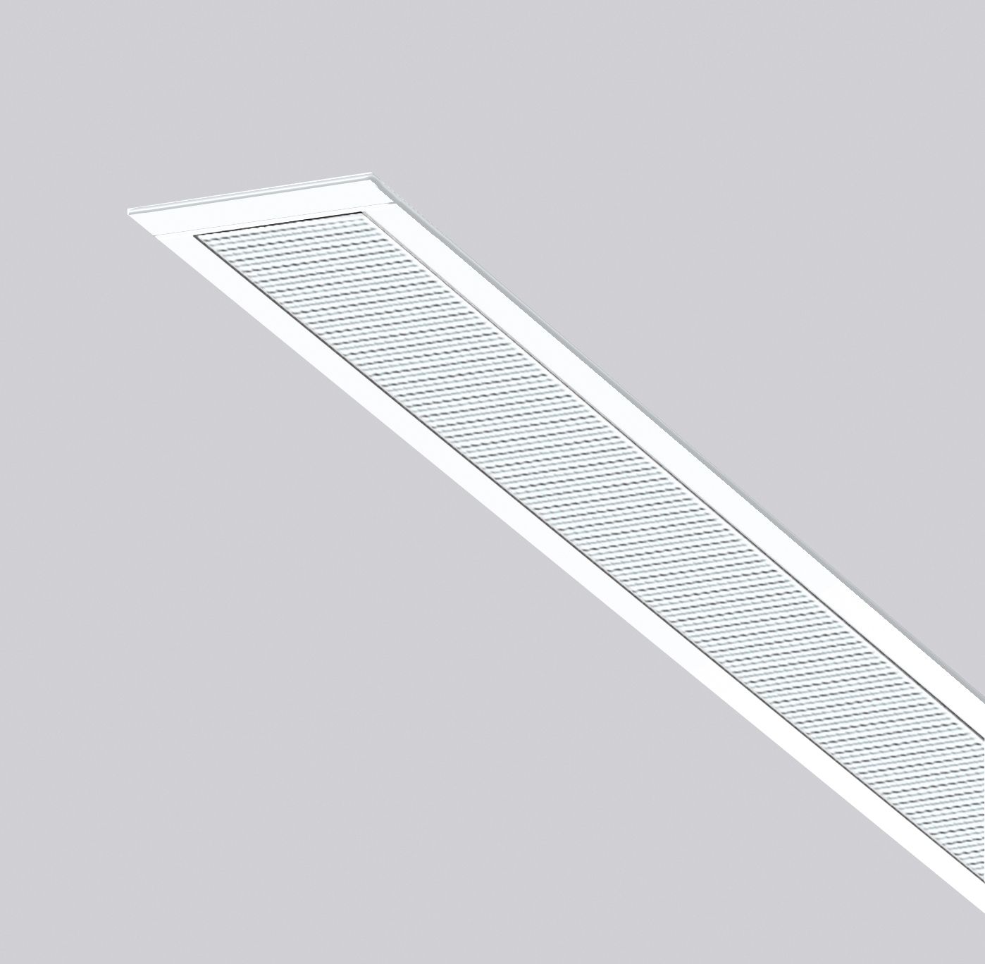 Luminária de teto LED modular embutida MATRIC F1 / F1 LENSE LOUVER By ...