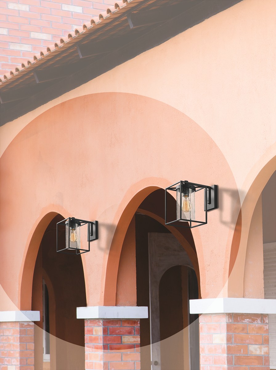 Direct light glass and steel Outdoor wall Lamp MATTY By Terzo Light
