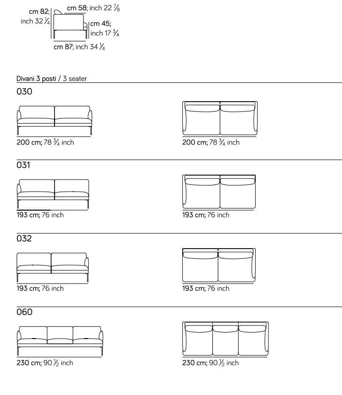 MAVIS | 2 seater sofa Mavis Collection By AMURA