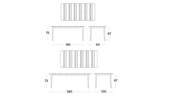 MAX | Rectangular table By Vincent Sheppard