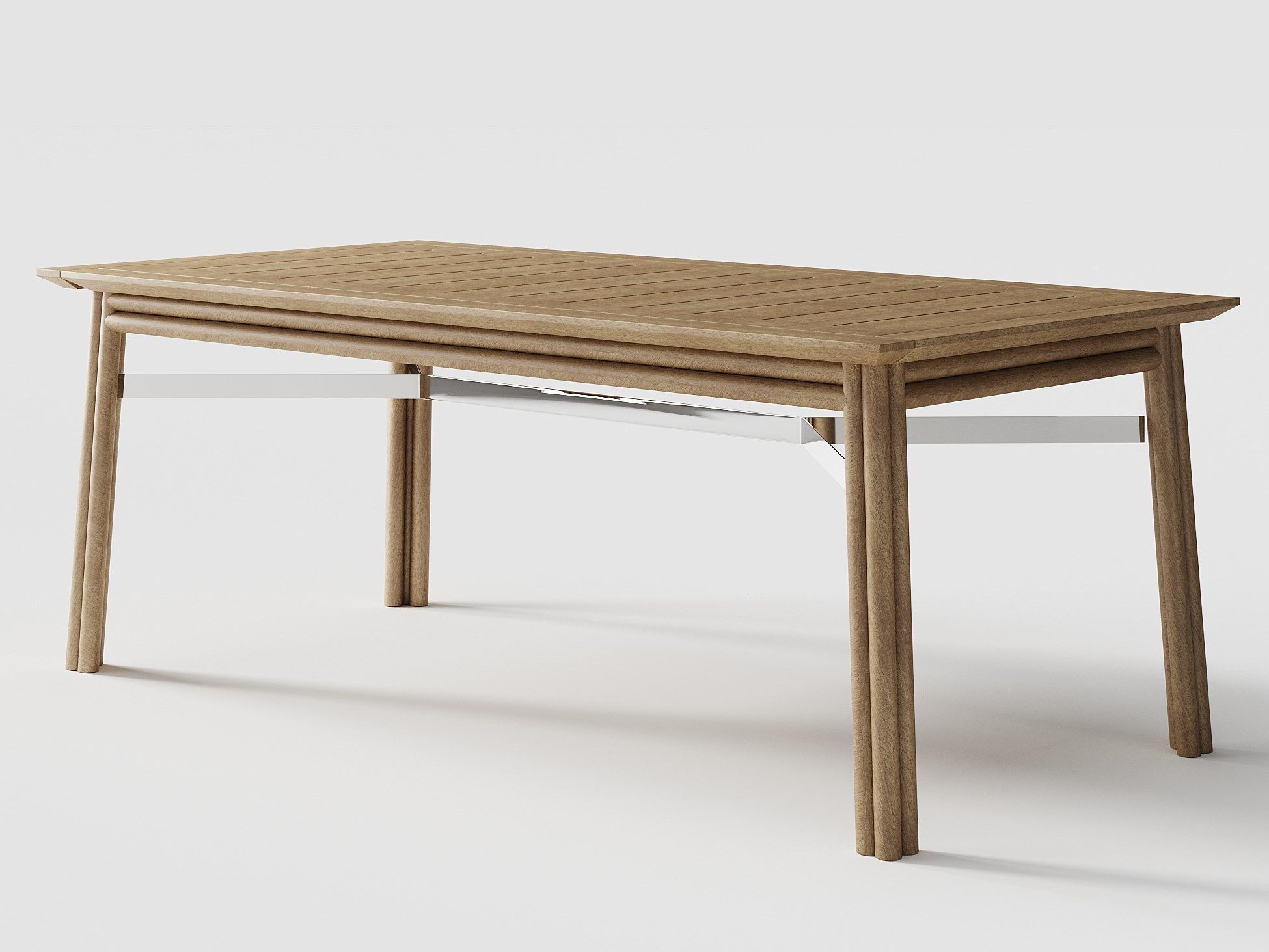 MAXIM Rectangular teak garden table By Braid | design Carlo Colombo ...