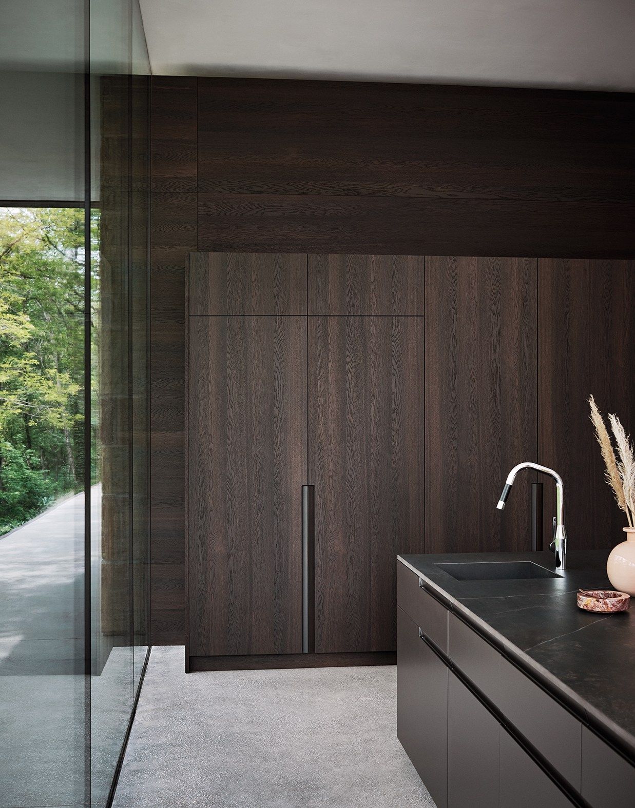 Oak fitted kitchen with island MAXIMA 2.2 - PEACEFUL WILDERNESS By Cesar