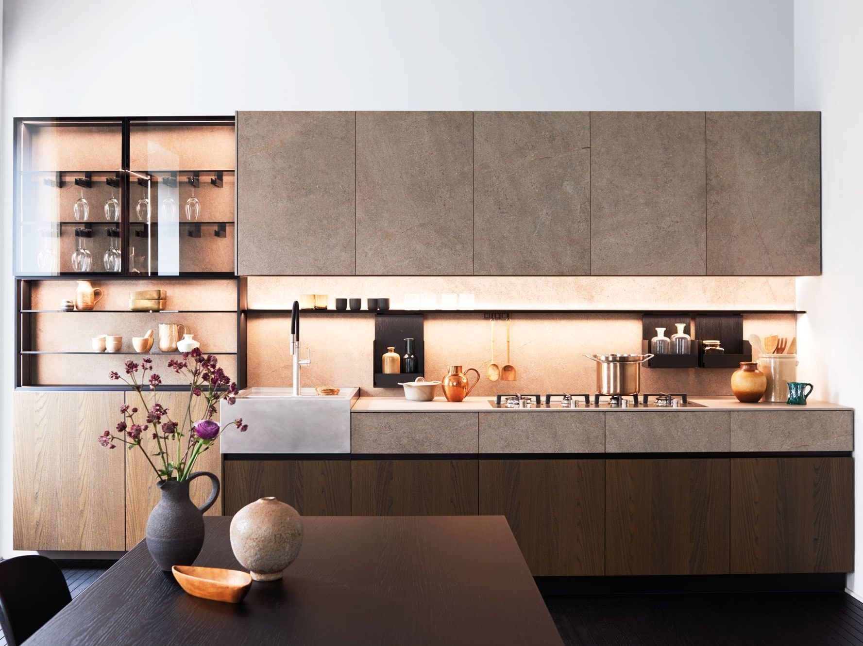 Linear fitted kitchen MAXIMA 2.2 - REFINED INTIMACY By Cesar design R&D ...