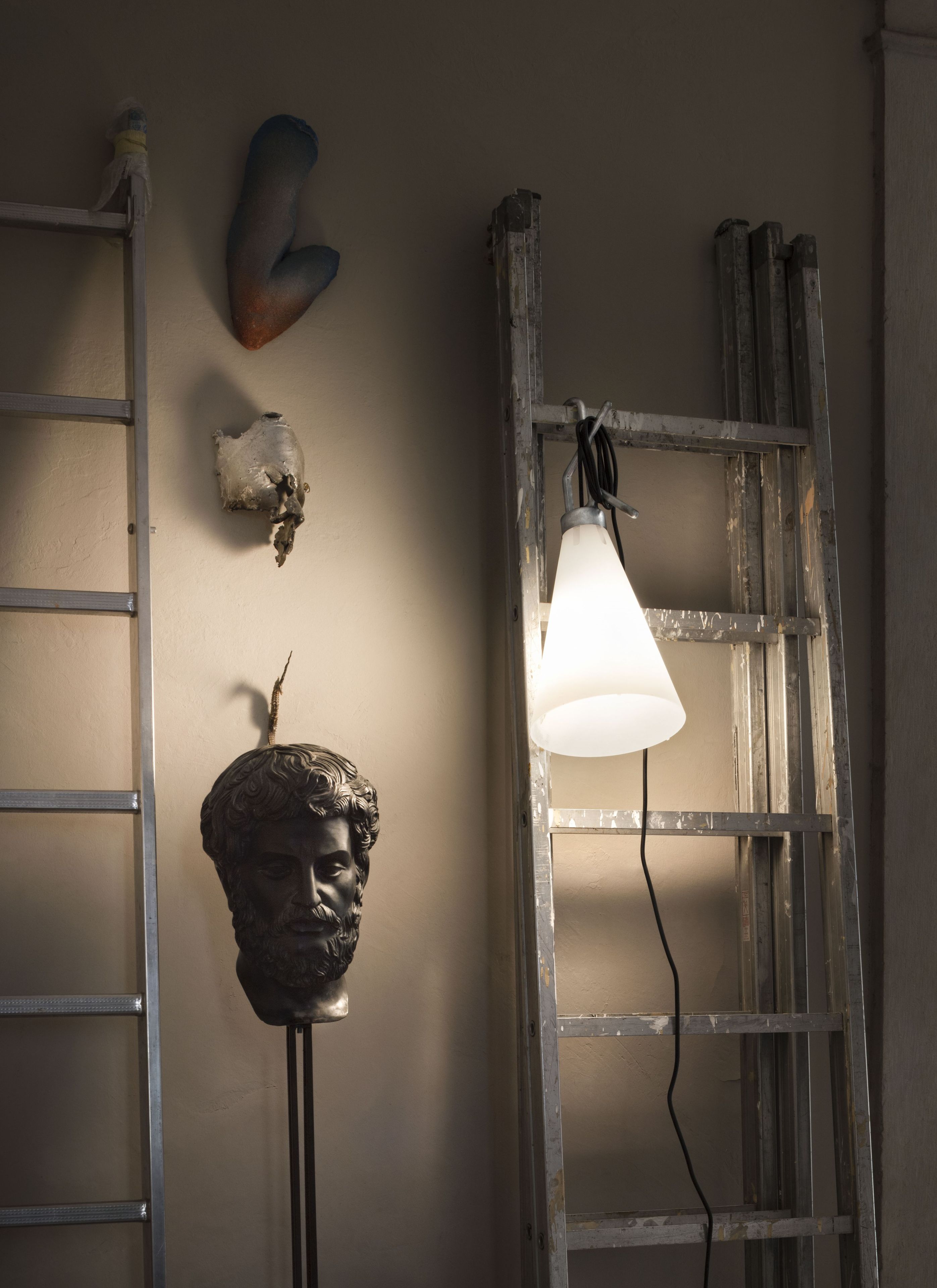 MAYDAY Multipurpose polypropylene lamp By Flos | design Konstantin Grcic