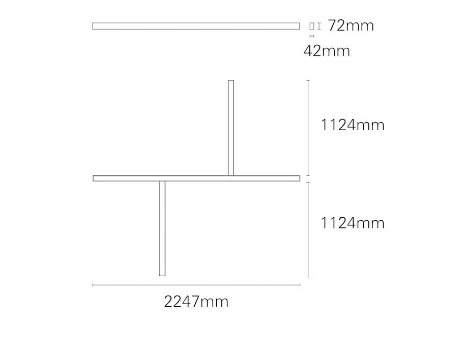 MAYA LED ceiling light By PAN