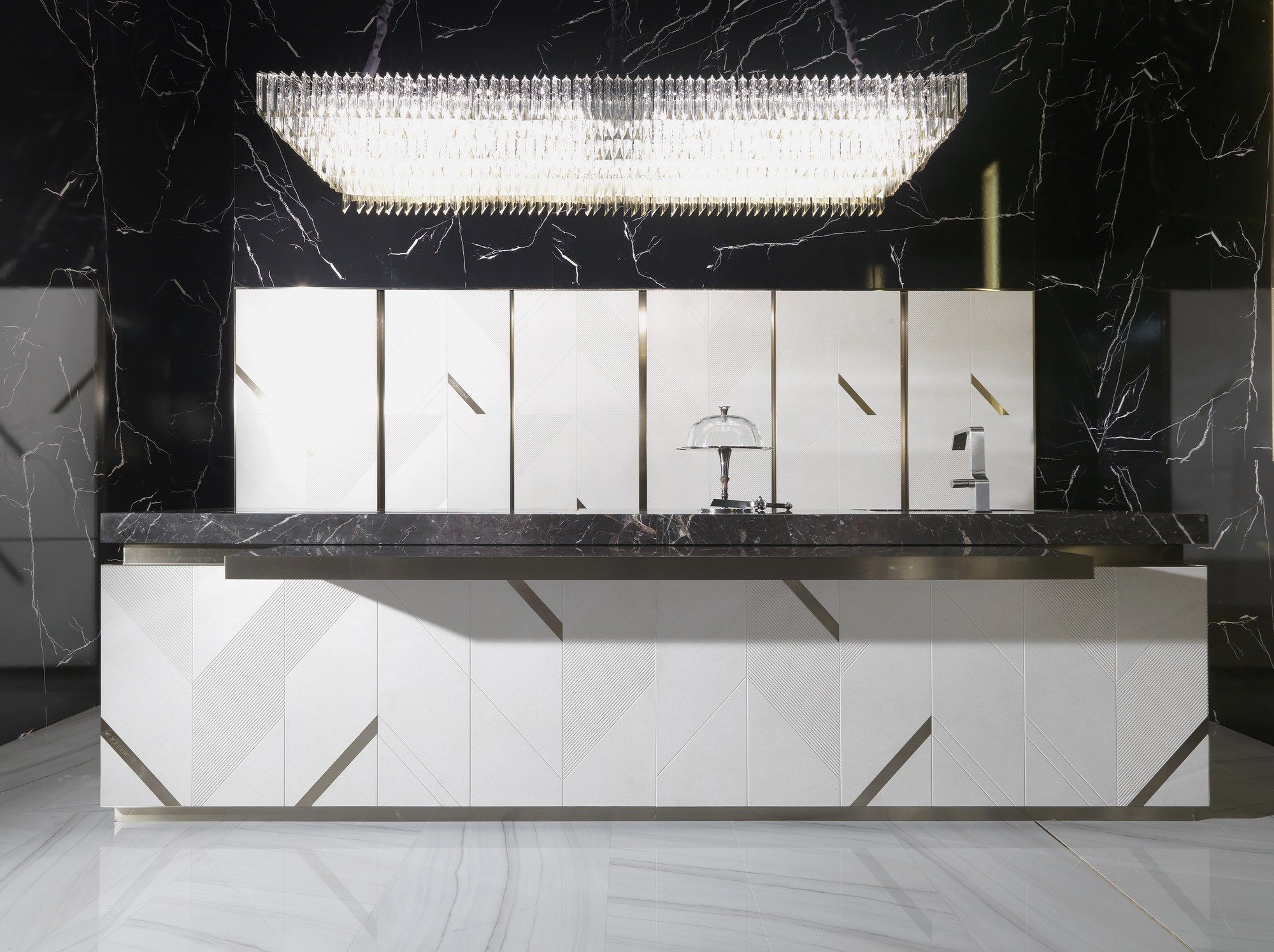 MAYFAIR Marble kitchen with island By Visionnaire | design Alessandro ...