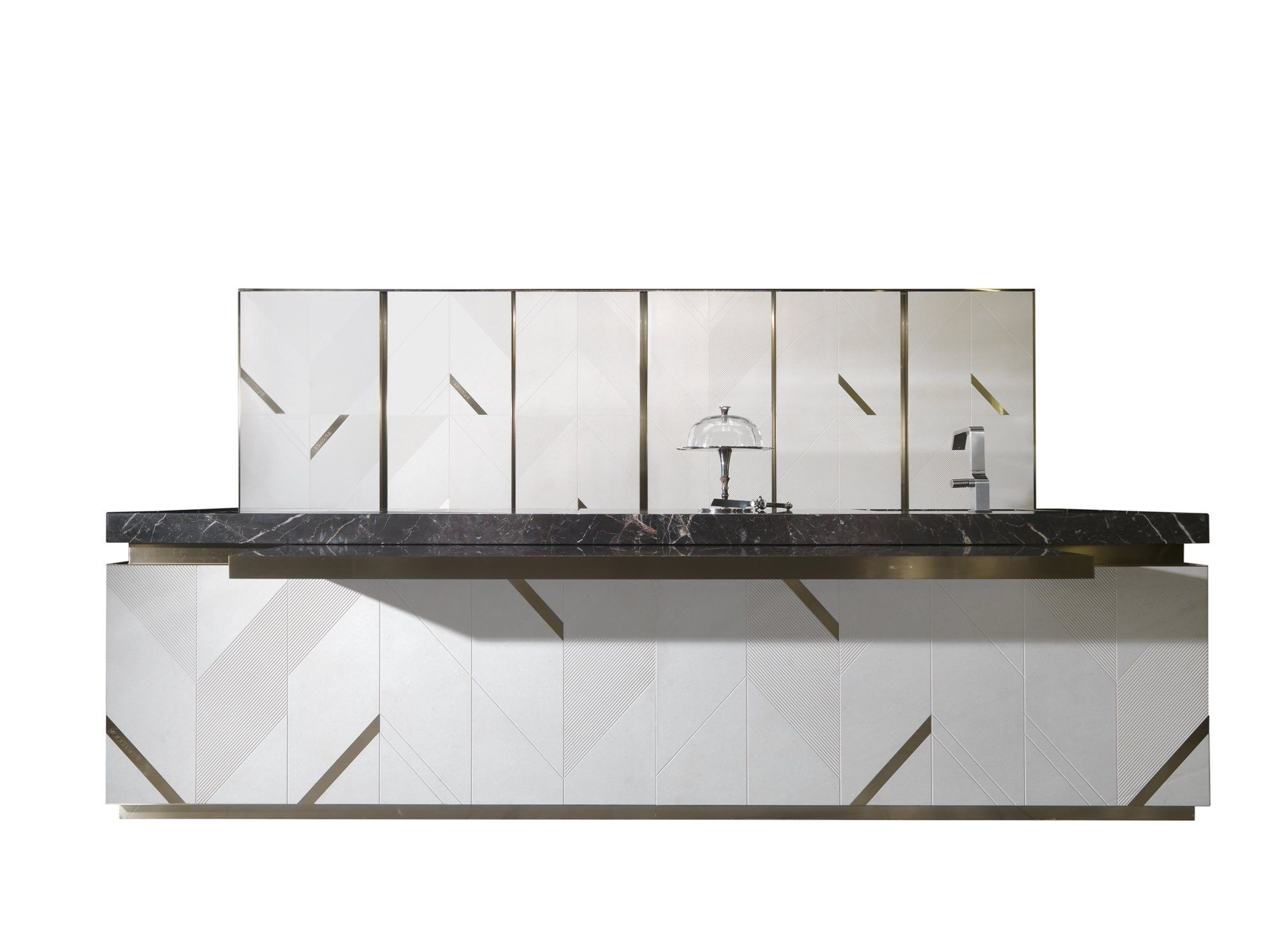 MAYFAIR Marble kitchen with island By Visionnaire | design Alessandro ...