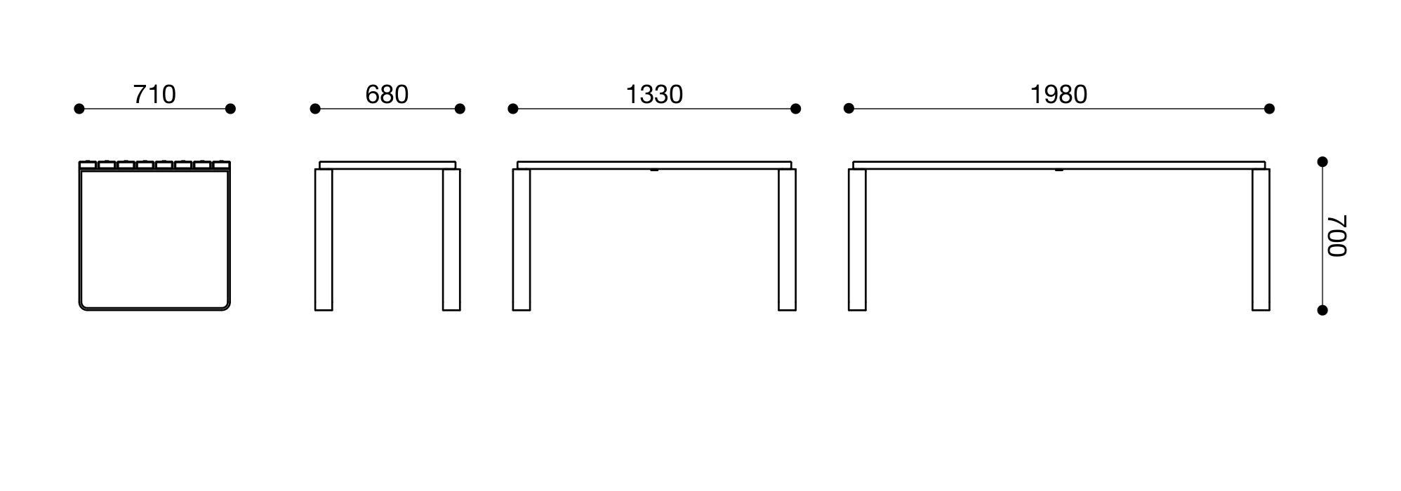 MAYFIELD | Table for public areas By miramondo