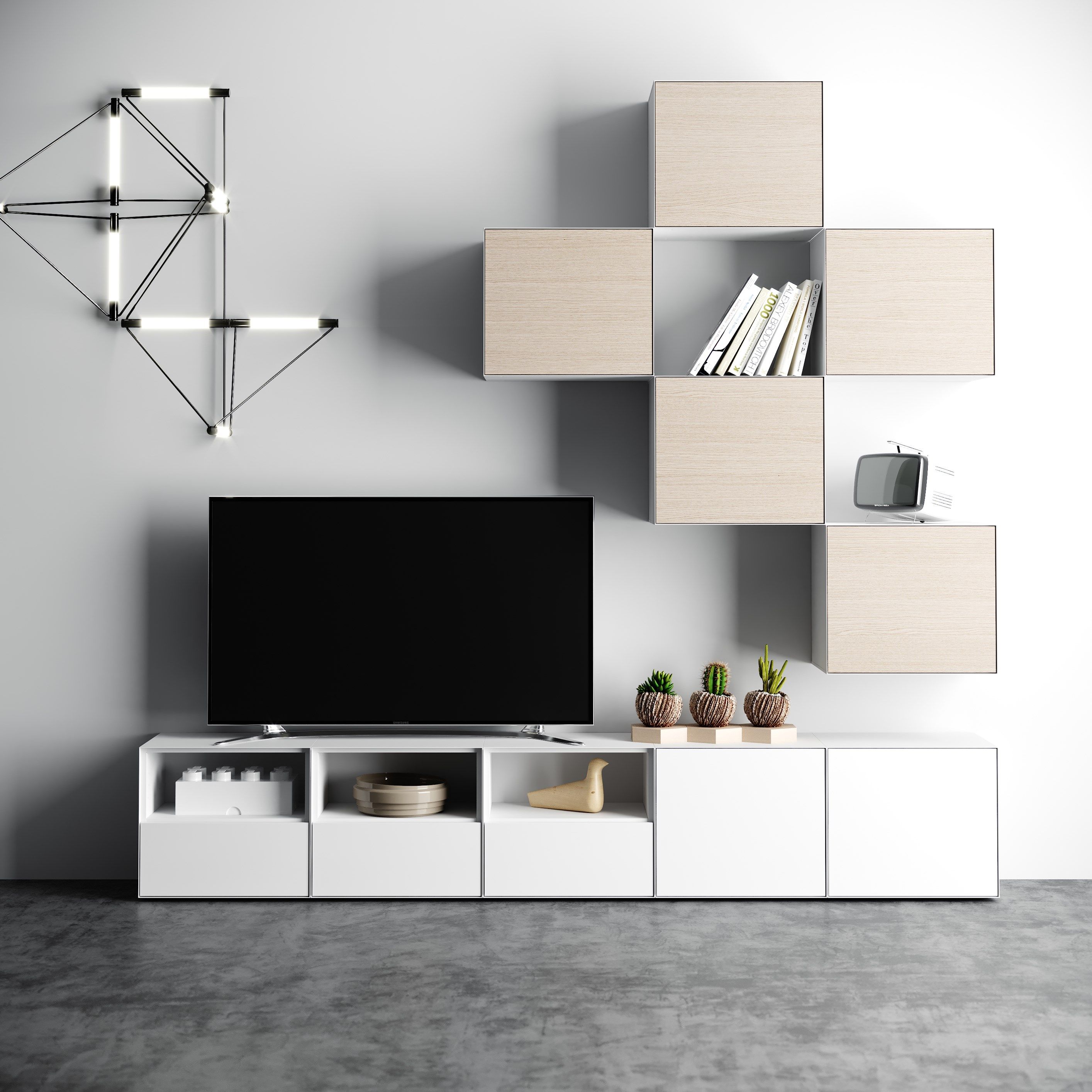 Wall-mounted modular bookcase MBOX By Steelbox by Metalway design ...