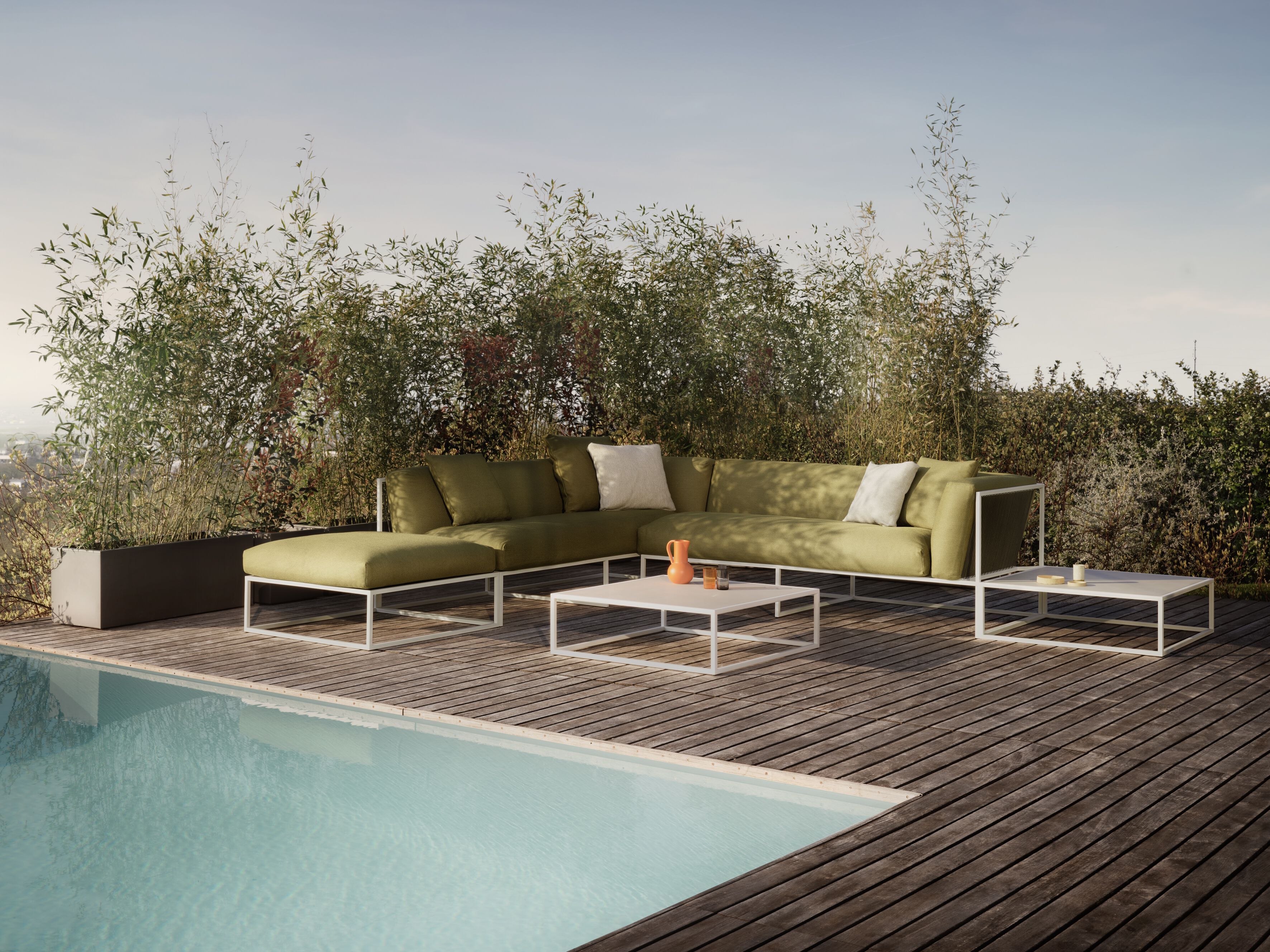 ARPA 3 seater fabric sofa By MDF Italia | design Ramón Esteve