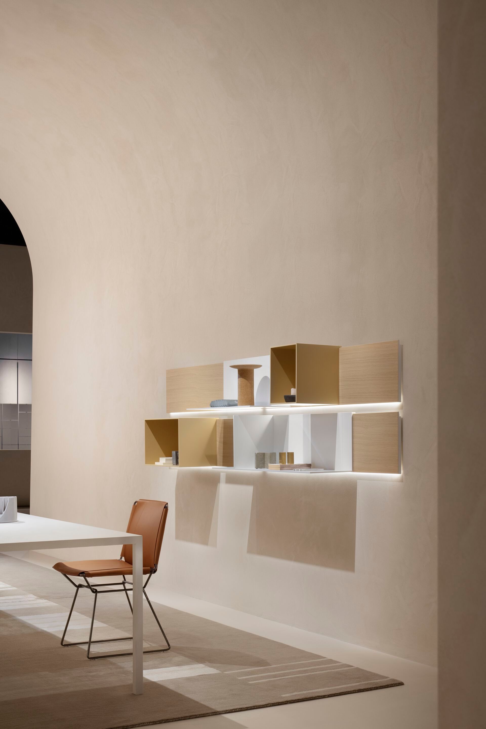 PENTAGRAMMA SIDEBOARD Modular sectional bookcase By MDF Italia