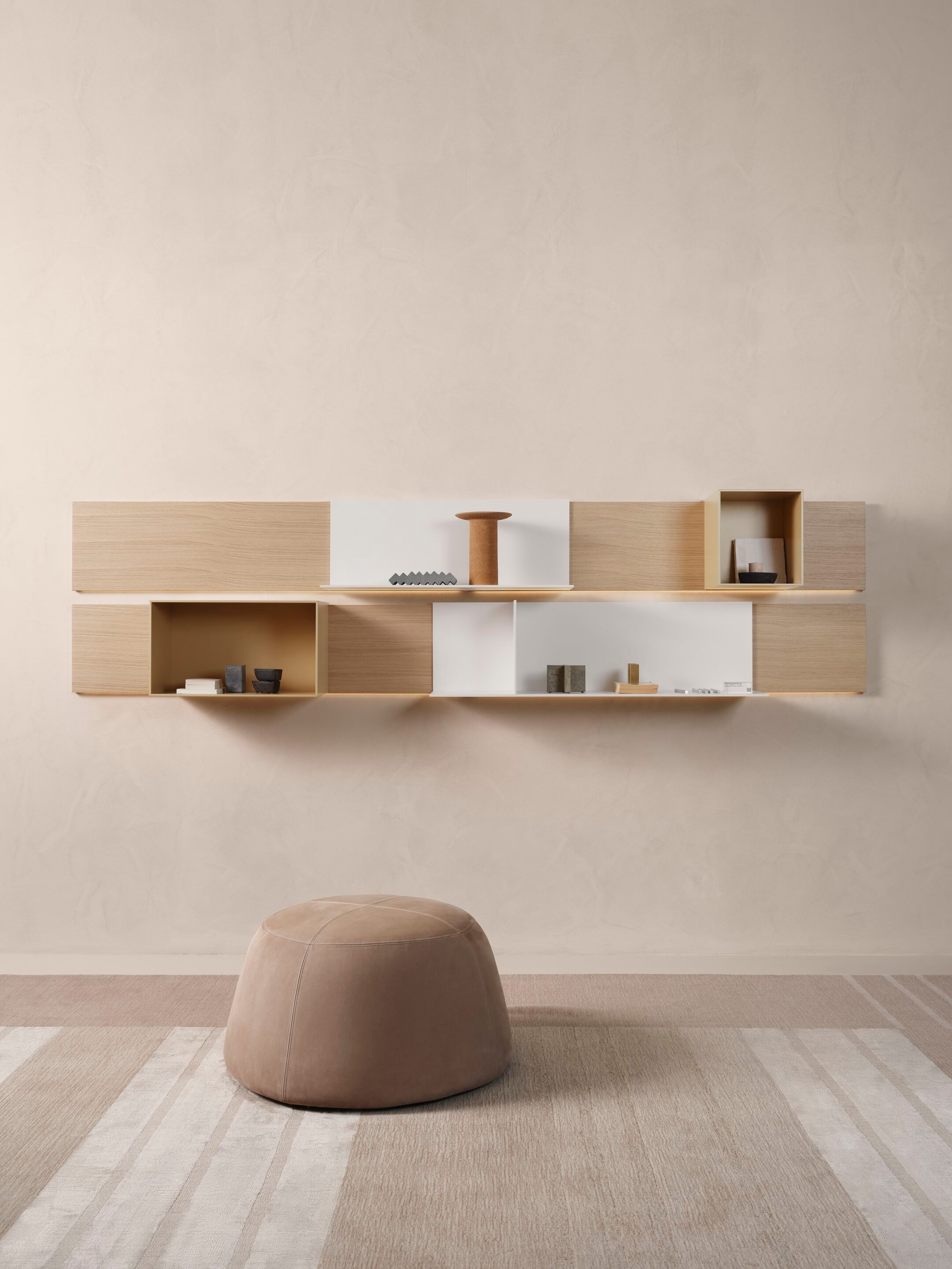 PENTAGRAMMA SIDEBOARD Modular sectional bookcase By MDF Italia