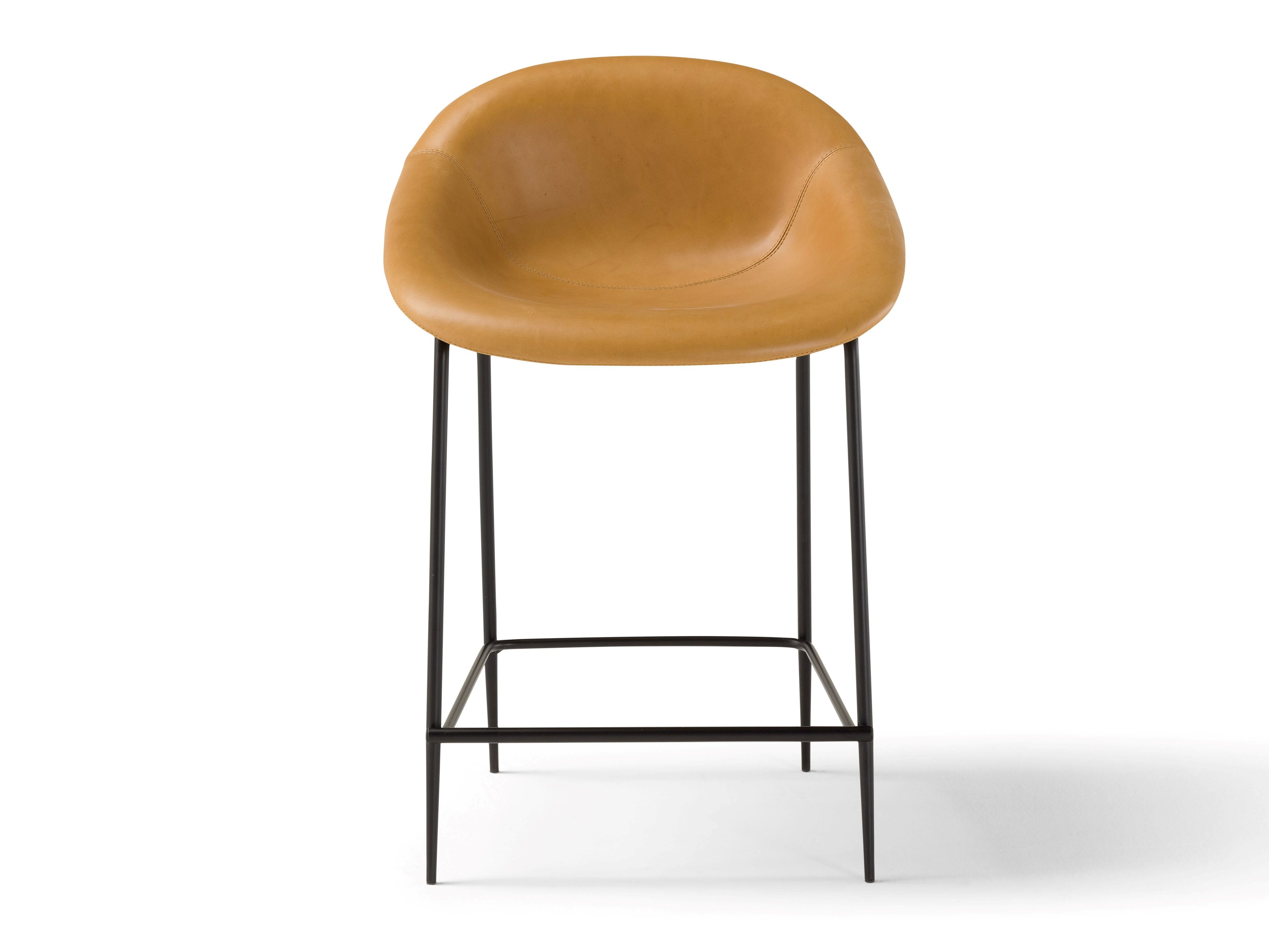 MEDEA High stool with back By AMURA