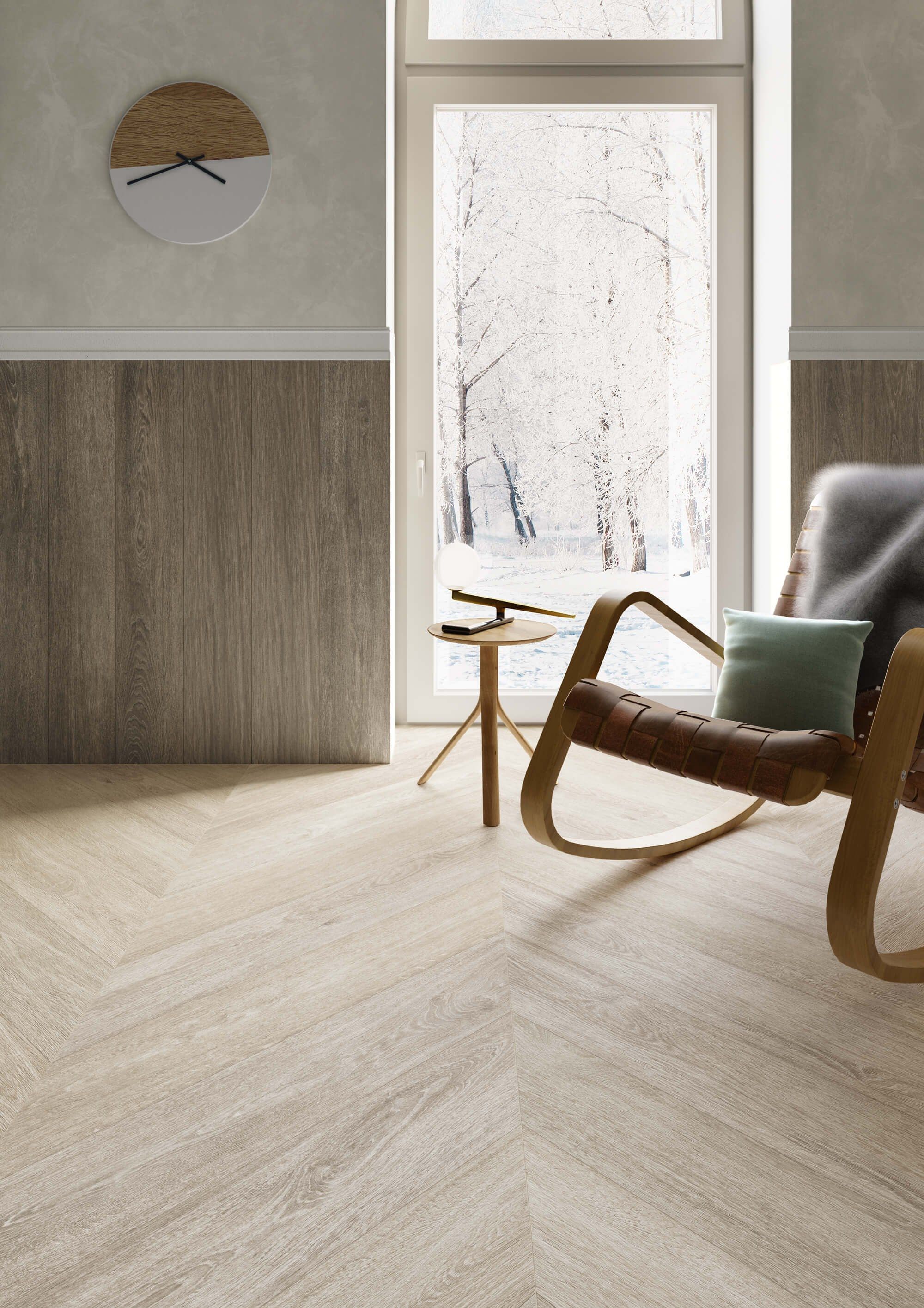 Porcelain stoneware wall/floor tiles with wood effect MEET SCANDI WHITE ...