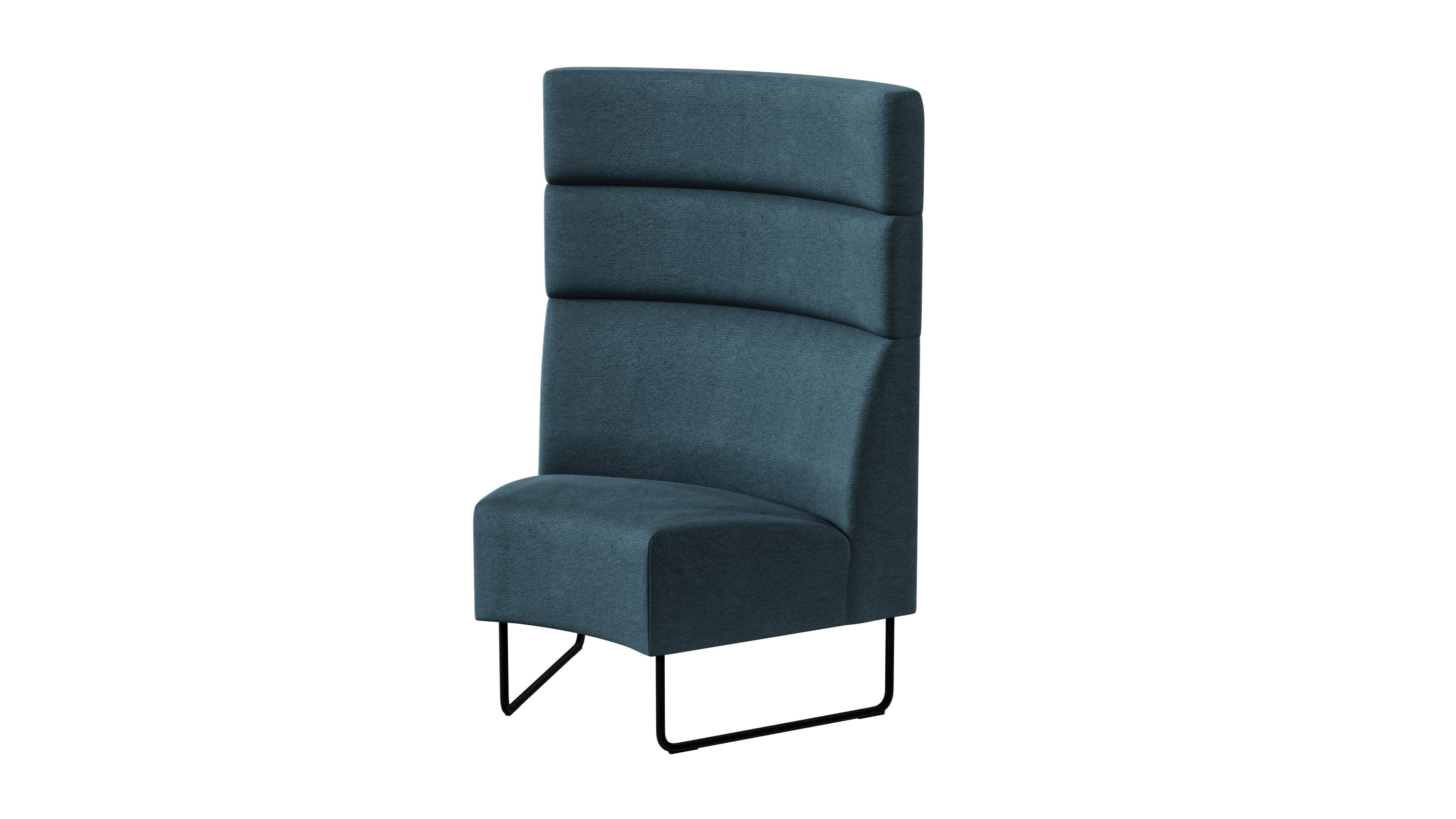 MEETER | Curved sofa By Intuit by Softrend