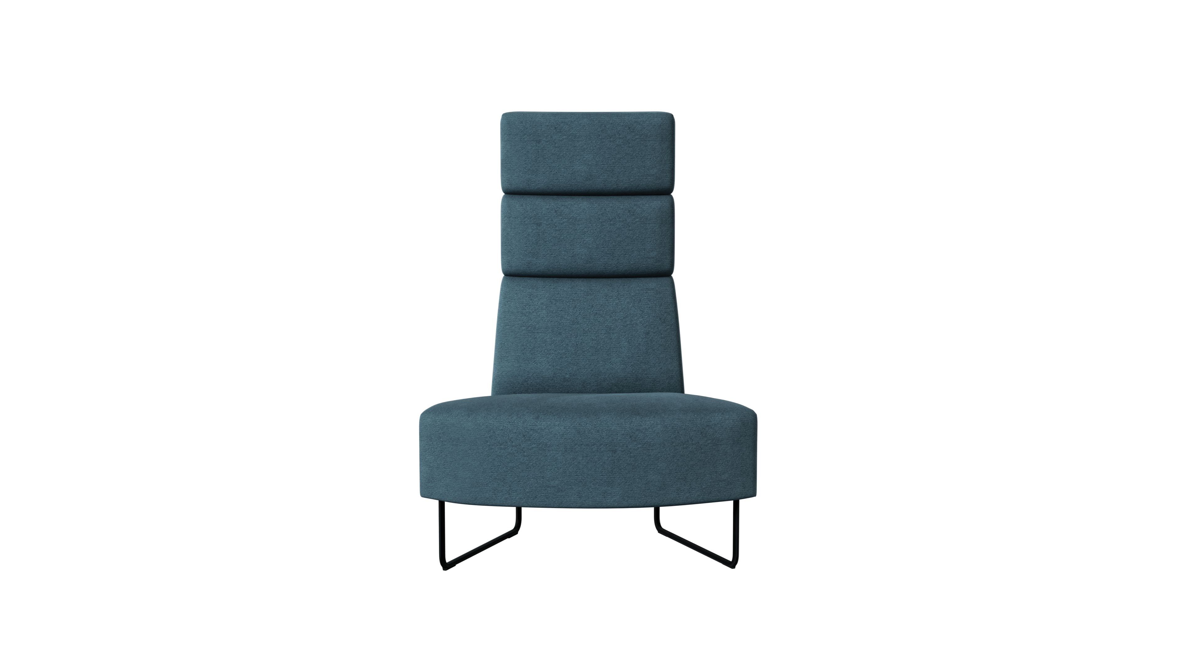 MEETER | Curved sofa By Intuit by Softrend