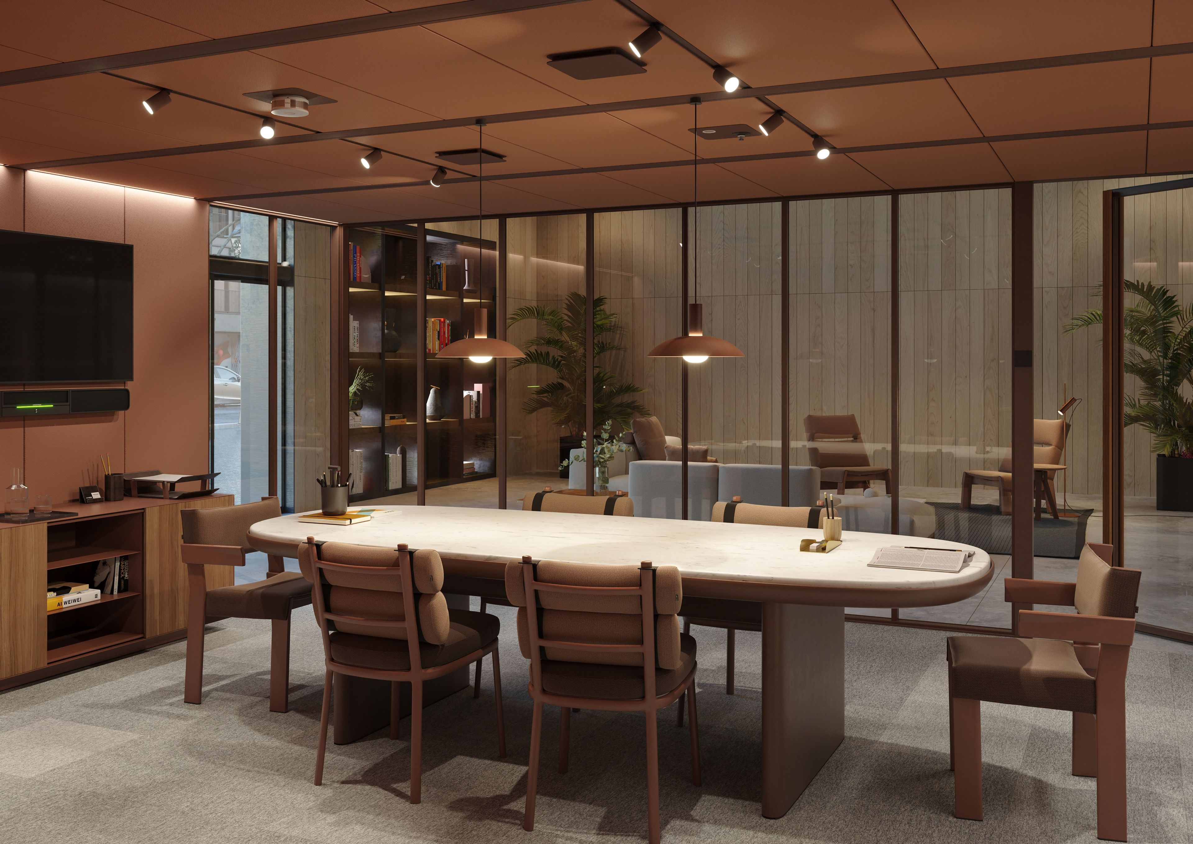 Acoustic office booth MEETING ROOM 6-8 PEOPLE Pavilion O Collection By ...
