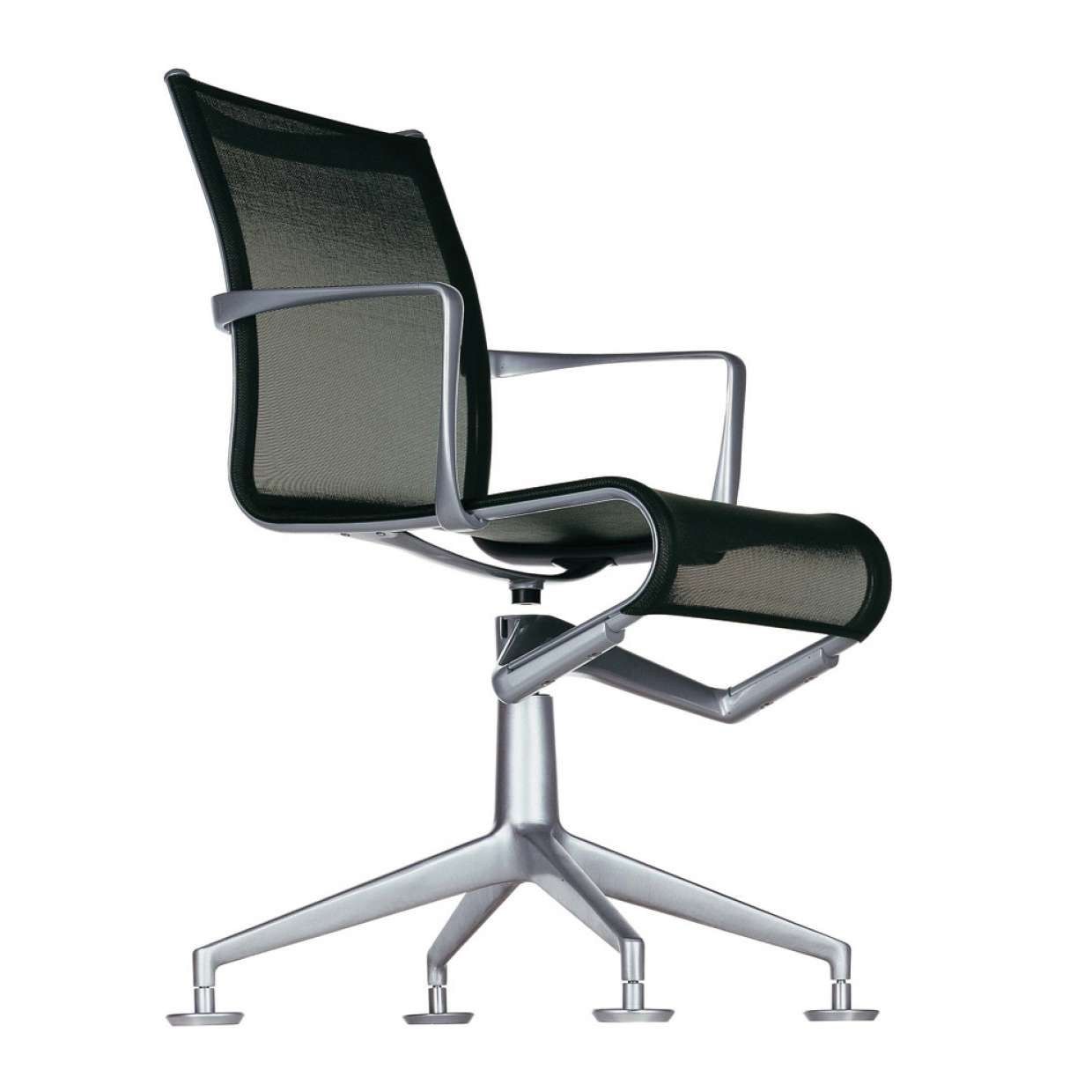 Swivel mesh office chair with armrests MEETINGFRAME - 437 By Alias ...