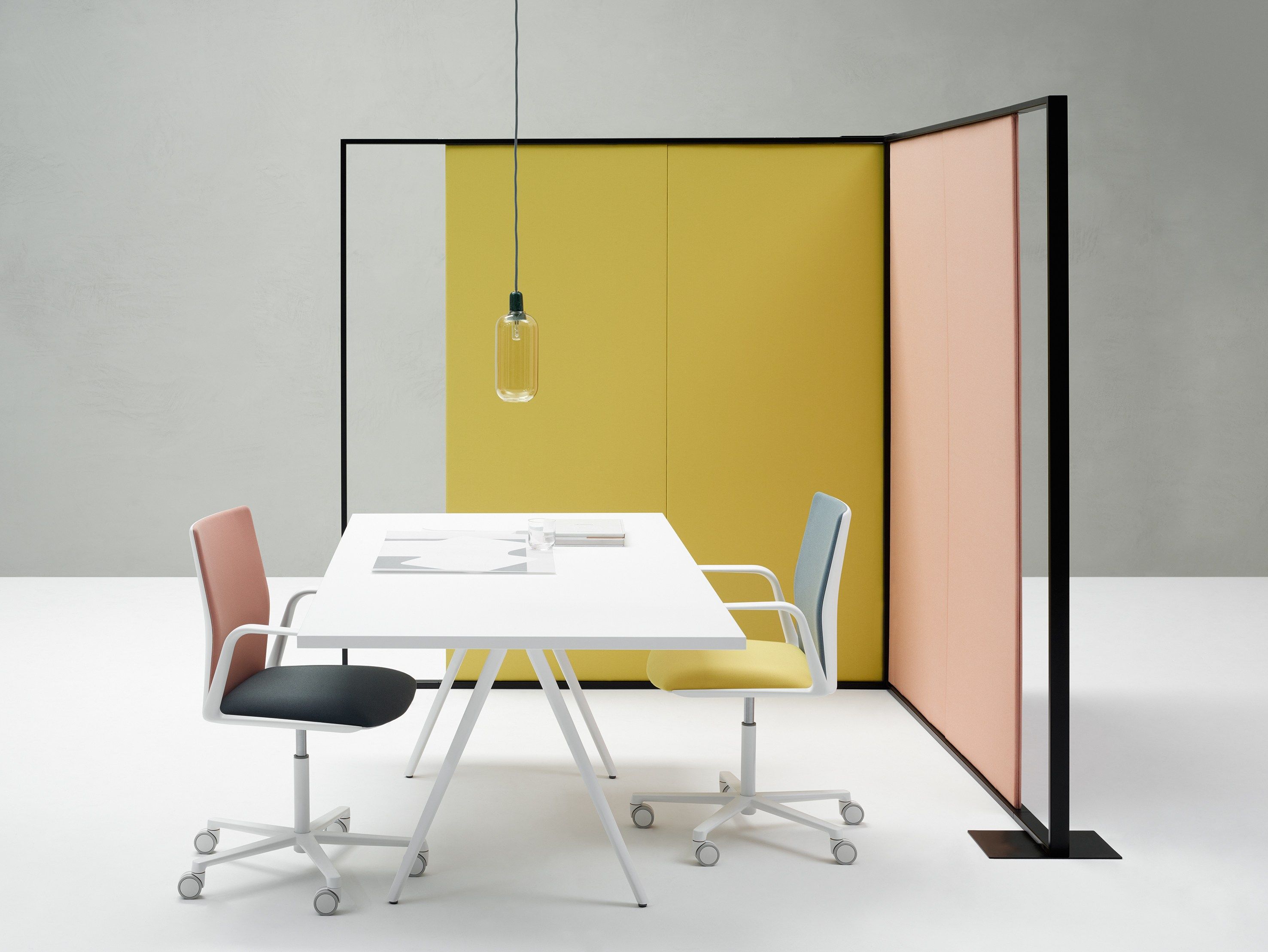 MEETY | Rectangular meeting table By Arper design Lievore Altherr Molina