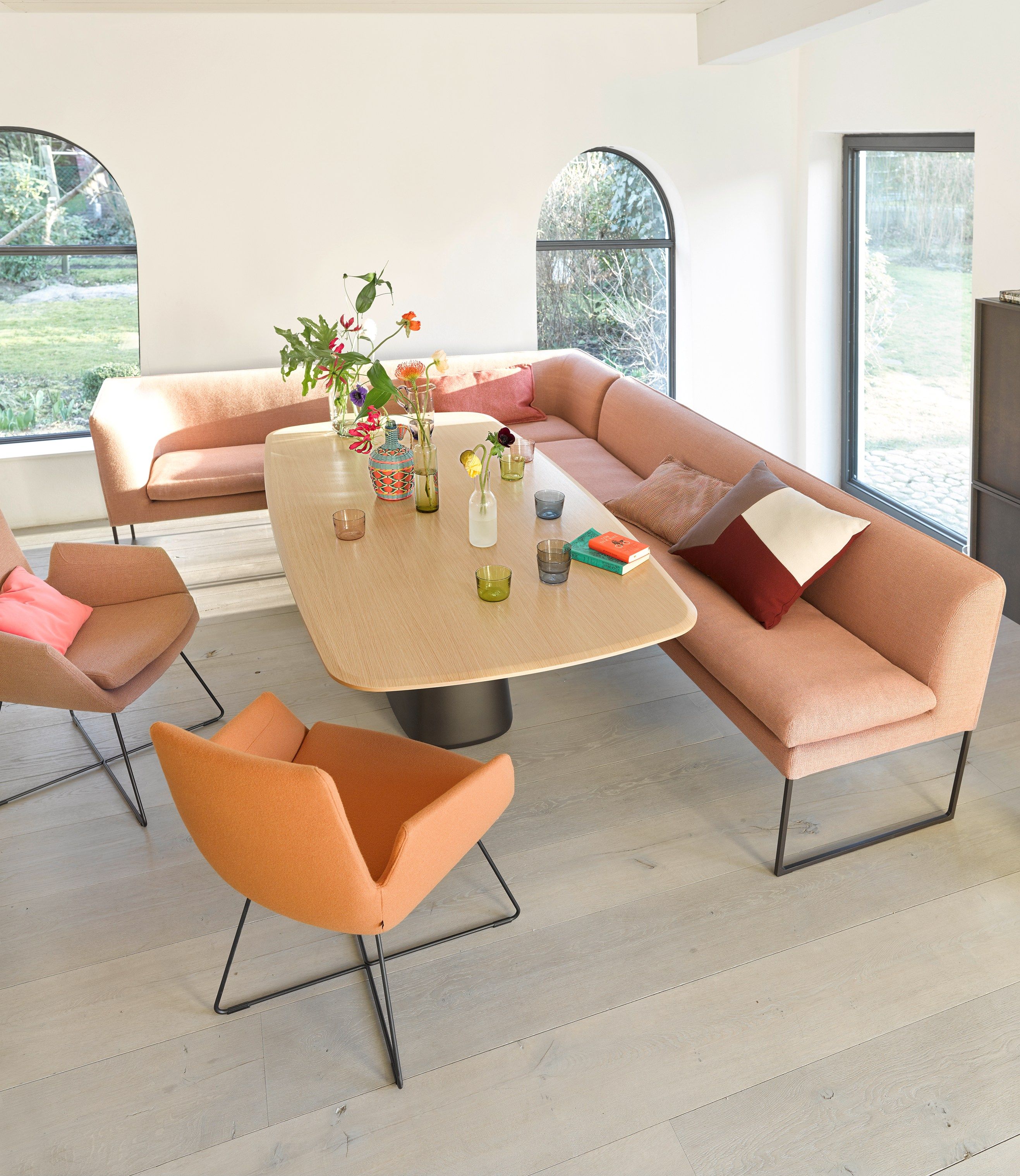 MELL | Corner bench Mell Collection By COR design Jehs+Laub