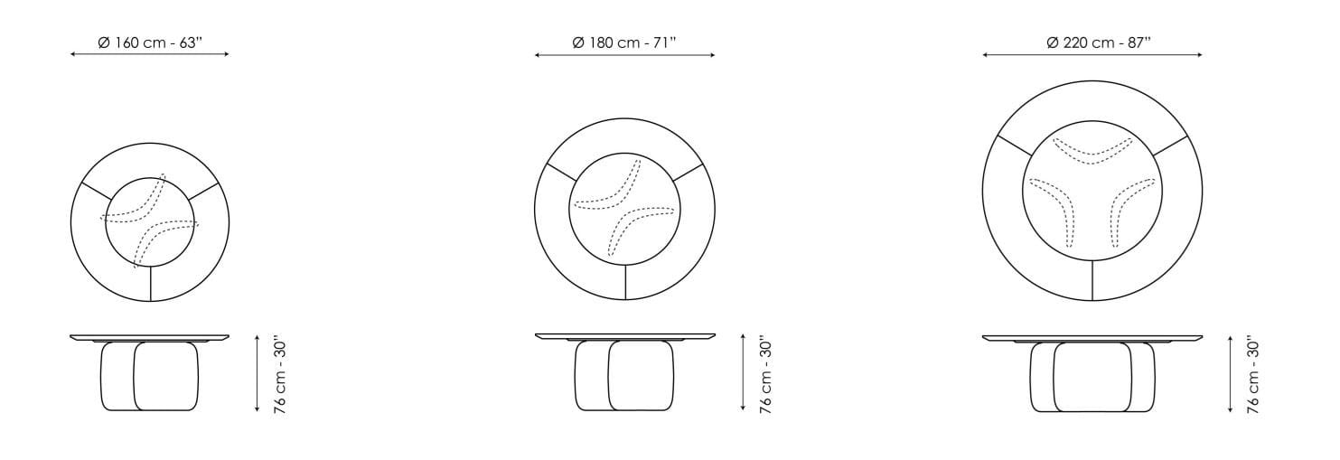 MELLOW ST Table By Bonaldo | design Bartoli Design