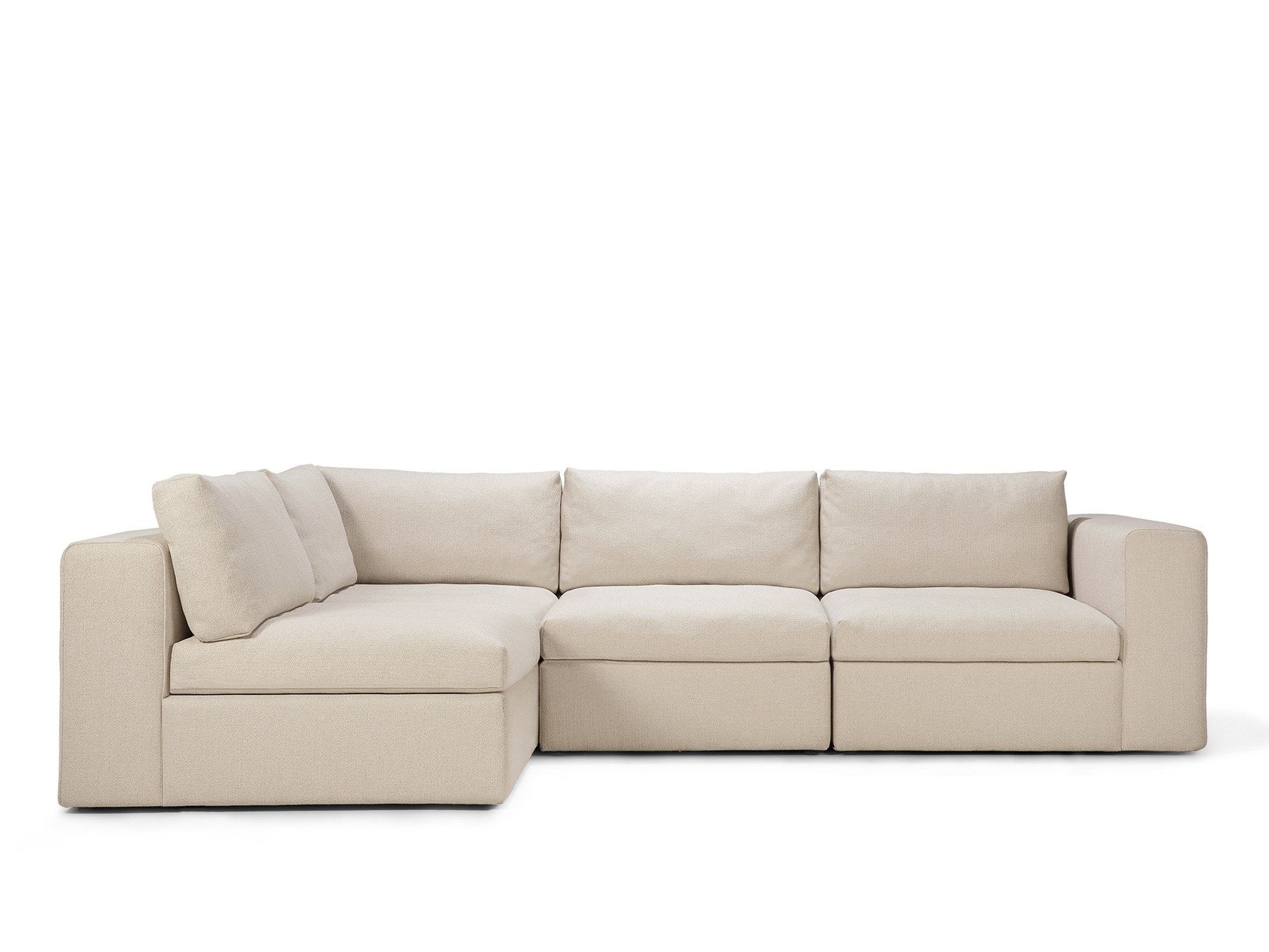 MELLOW Modular fabric sofa By Ethnicraft | design Alain Van Havre