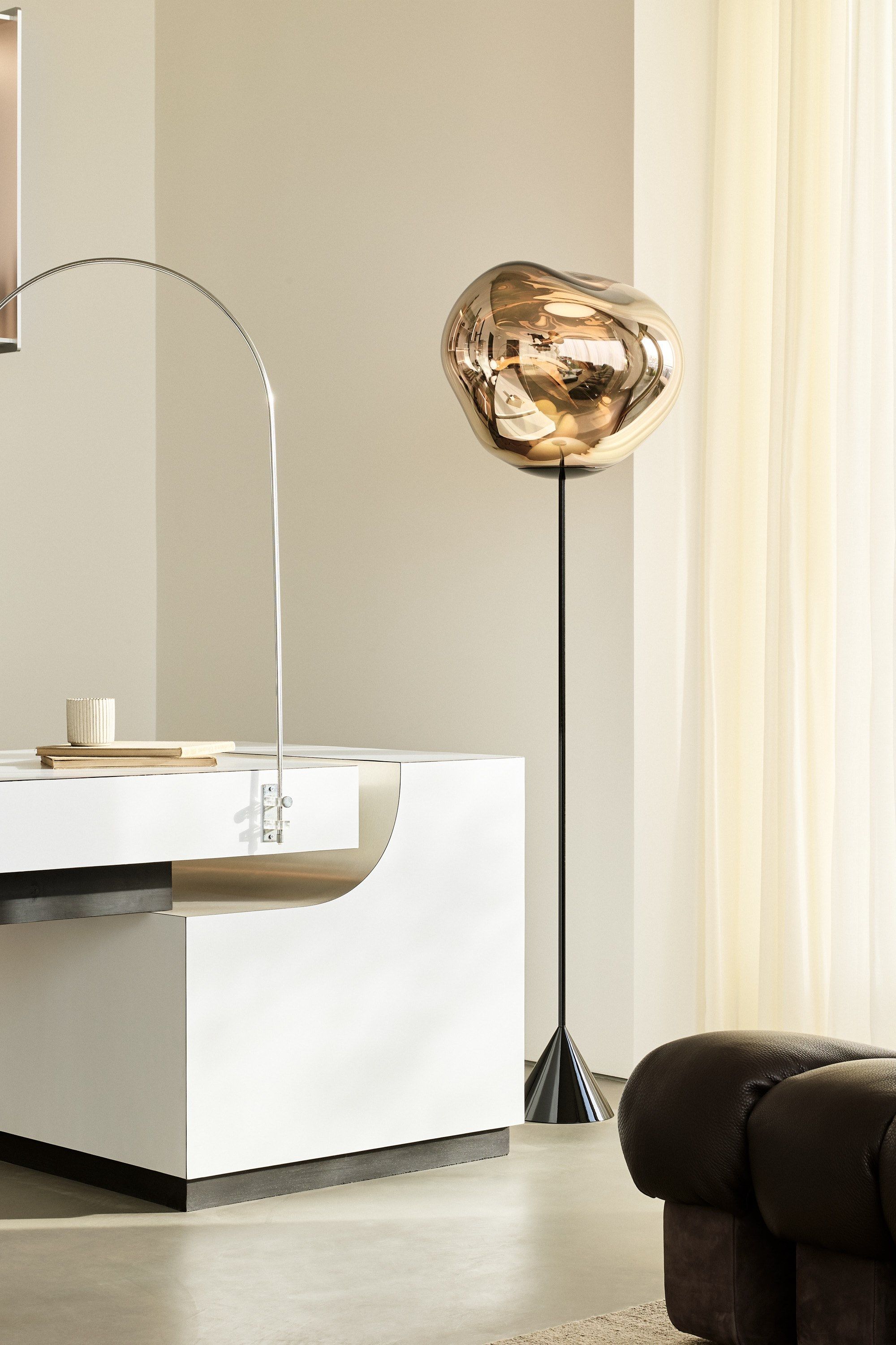 MELT CONE SLIM Floor lamp By Tom Dixon | design Tom Dixon designer