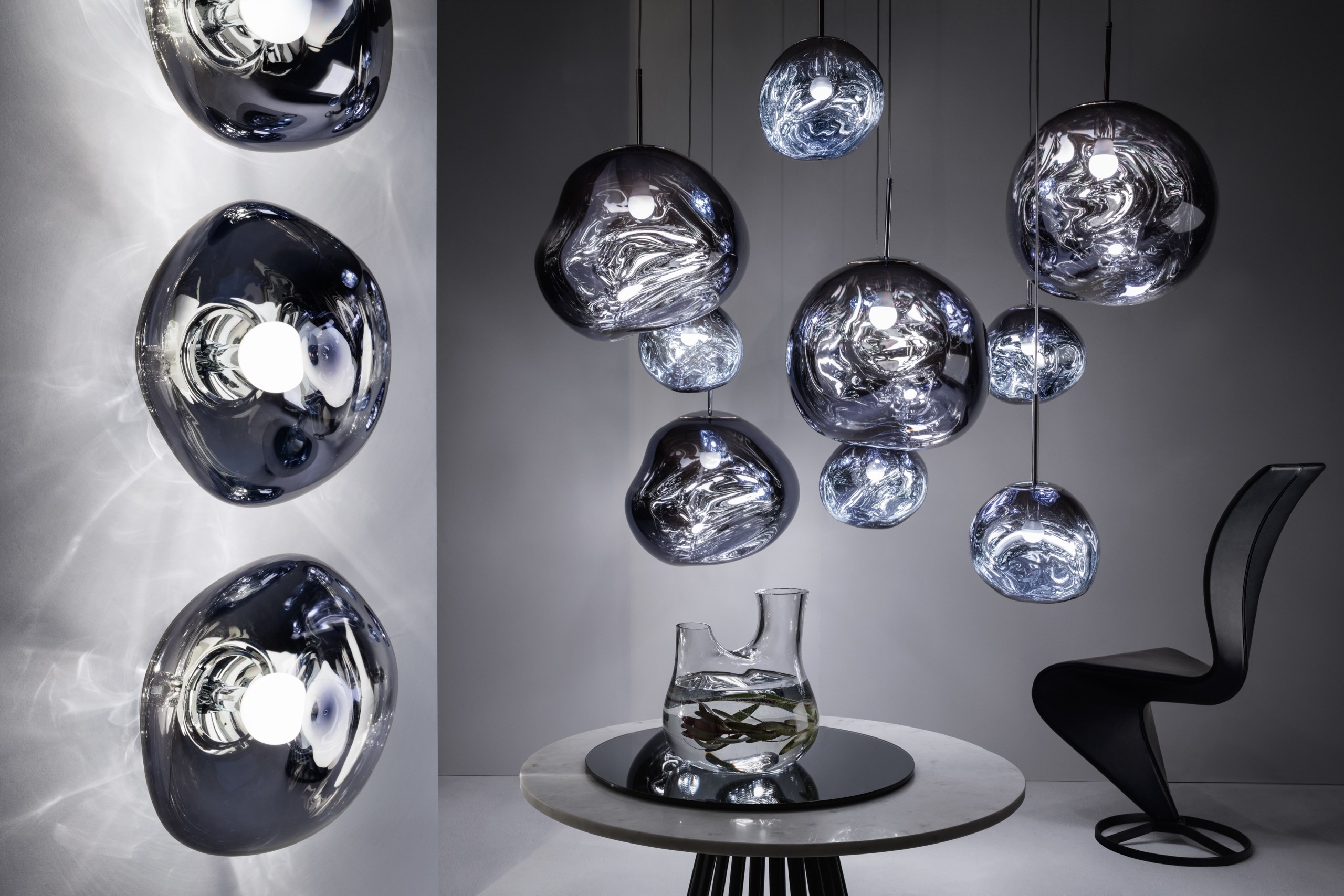 MELT SURFACE MINI Polycarbonate wall lamp / ceiling lamp By Tom Dixon ...