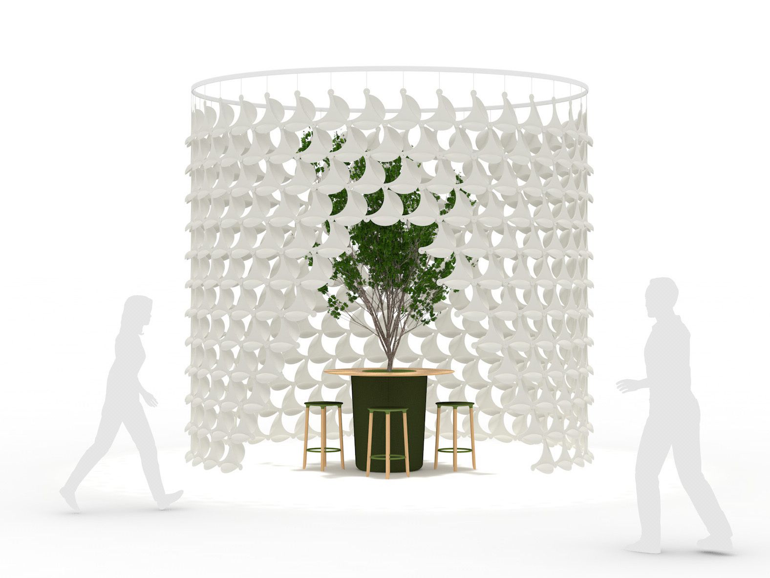 MEMBRANE | Room divider By Offecct design David Trubridge
