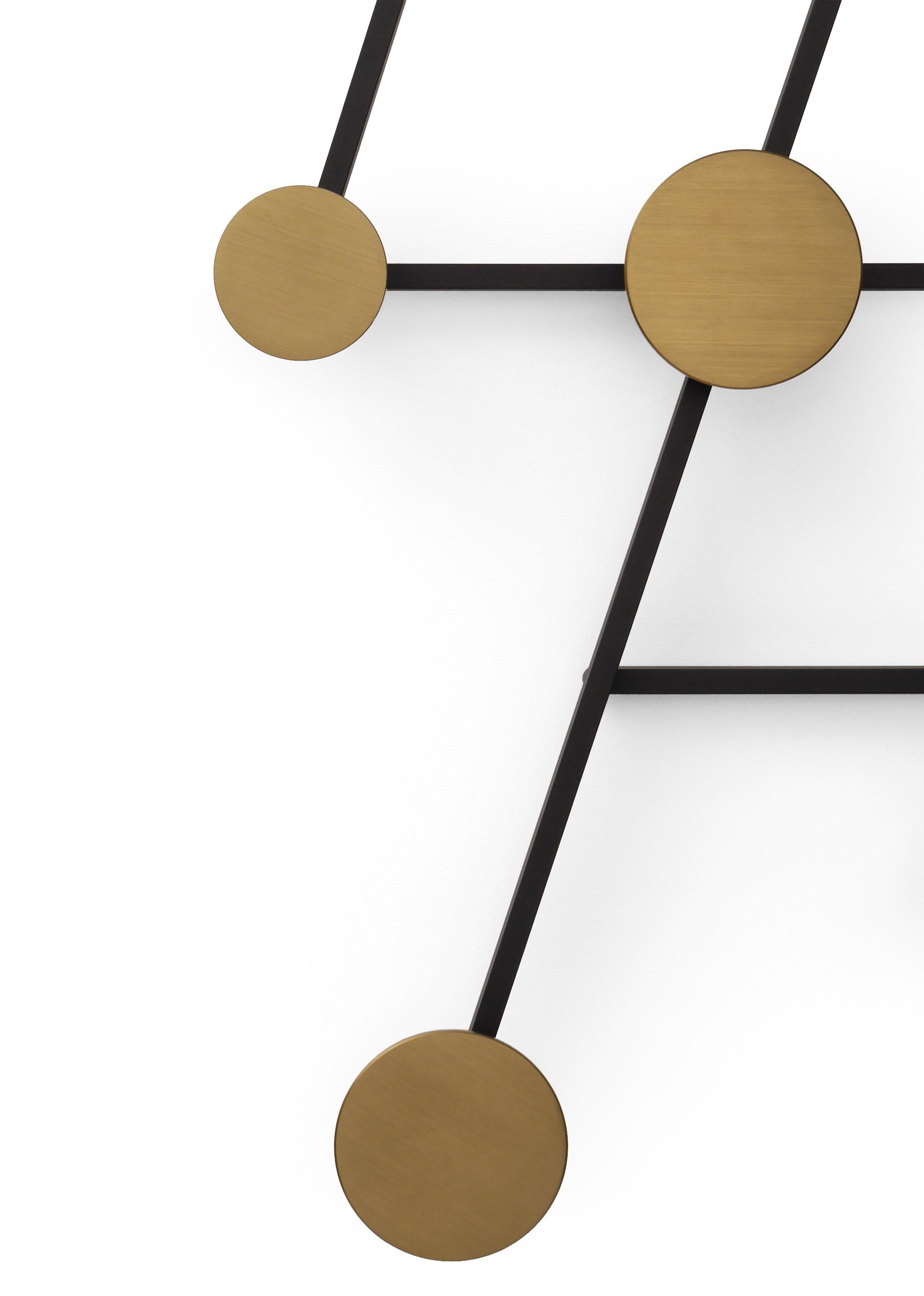 MEMOIR Wall-mounted aluminium coat rack By DANTE - Goods And Bads ...