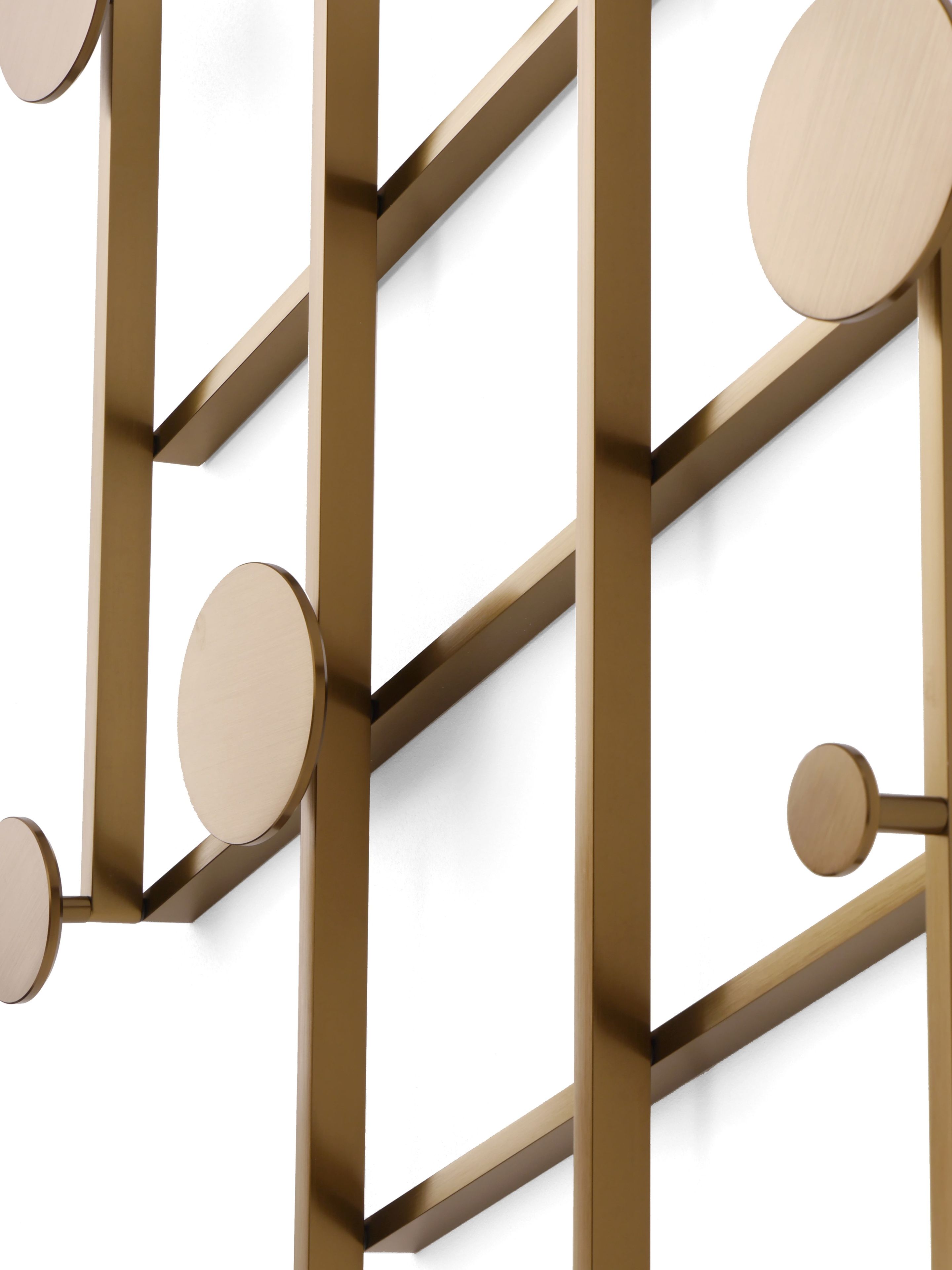 MEMOIR Wall-mounted aluminium coat rack By DANTE - Goods And Bads ...