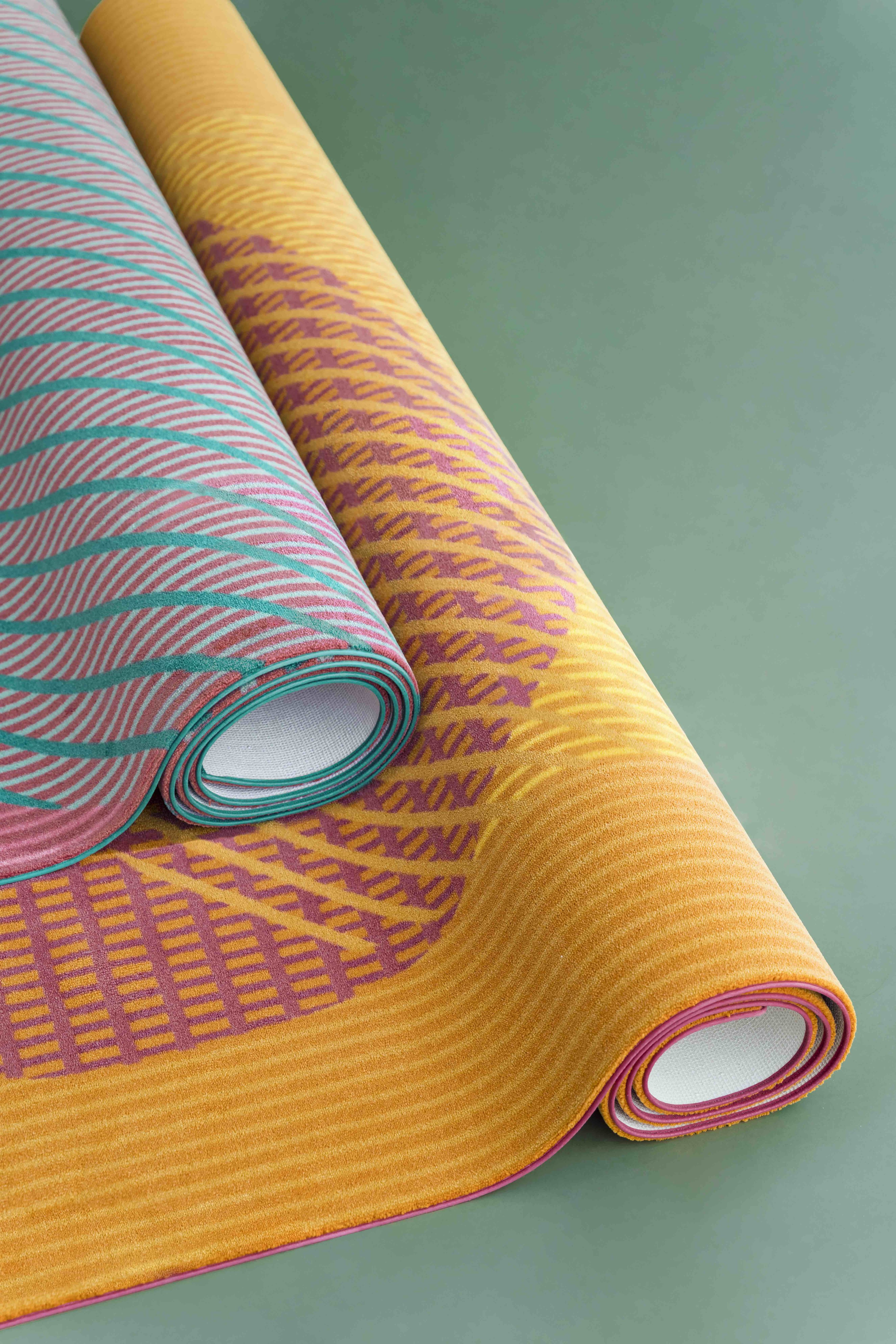 Patterned rug MERCE By Cider Edition design Marion Jouanin
