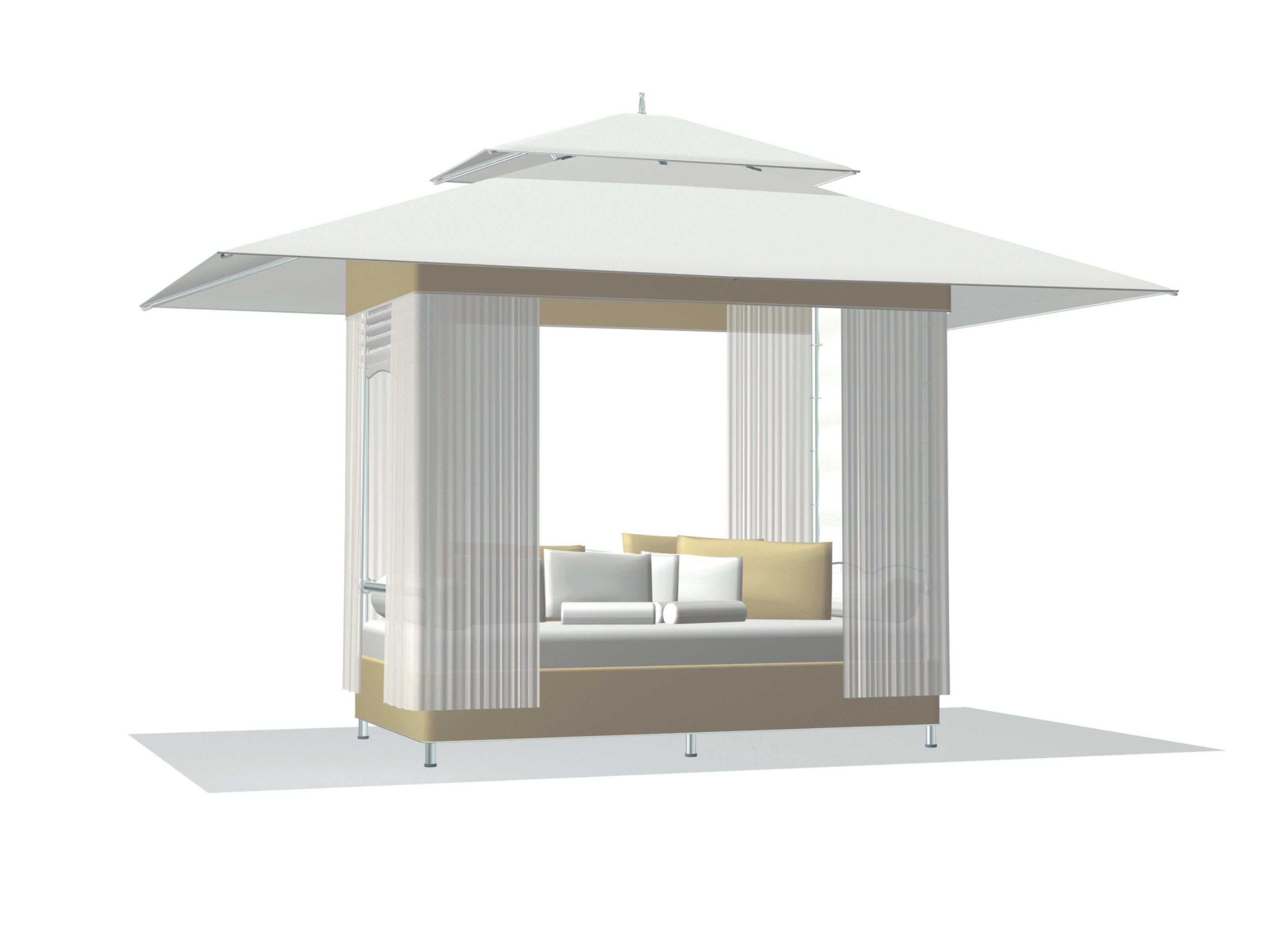 MERCURY Lit de jardin à baldaquin avec parasol By Tuuci | design Dougan ...