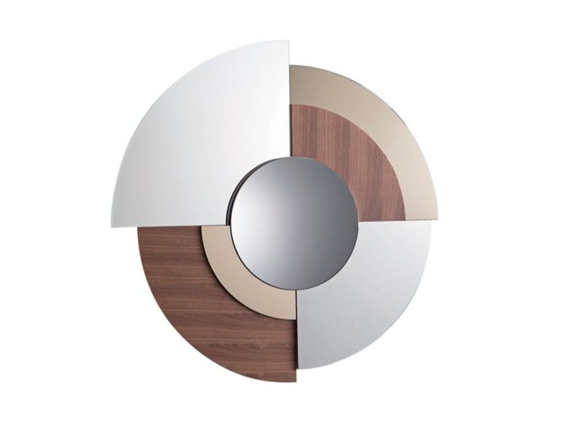 Framed wall-mounted mirror MERLIN By Roche Bobois design Alnoor Design