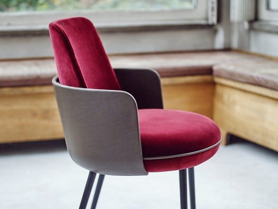 MERWYN | Chair with armrests Merwyn Collection By Wittmann design ...