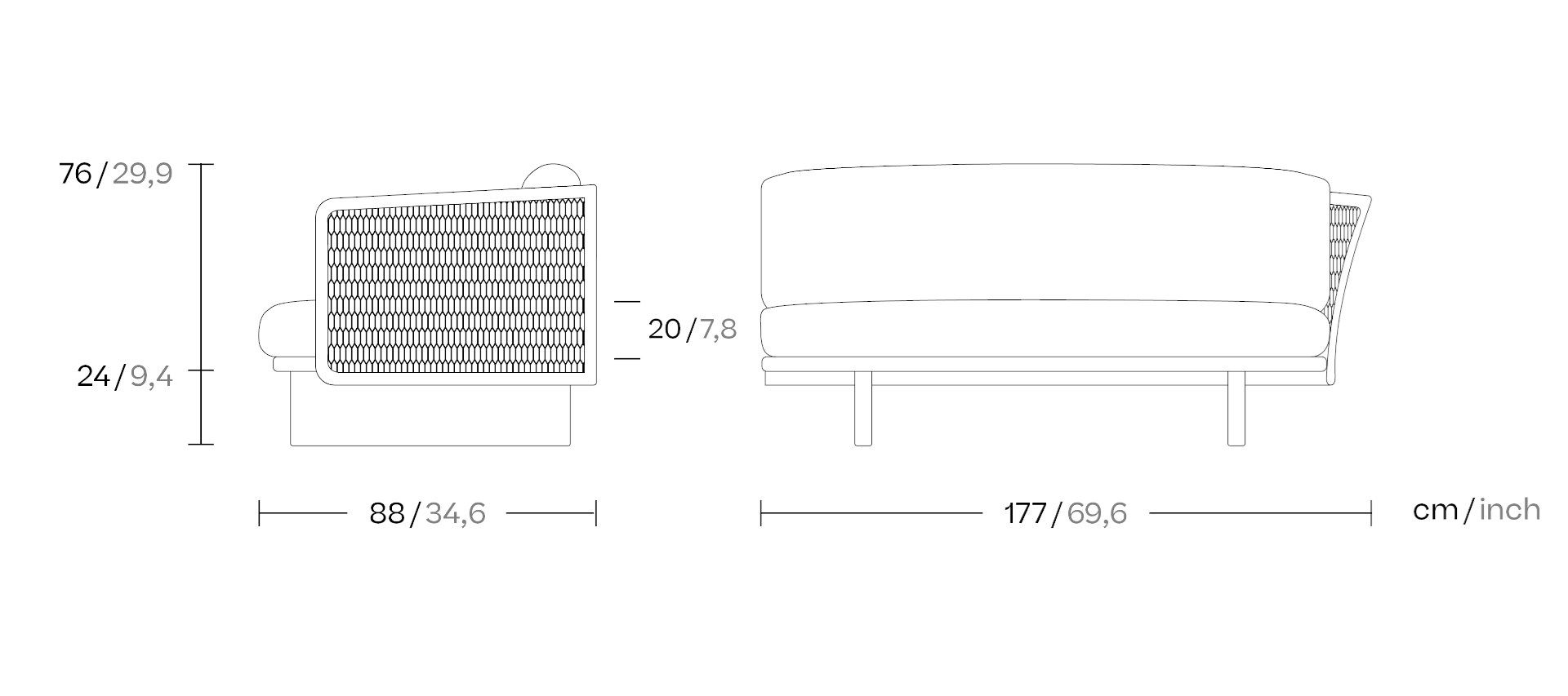 MESH | Modular garden sofa Mesh Collection By Kettal design Patricia ...