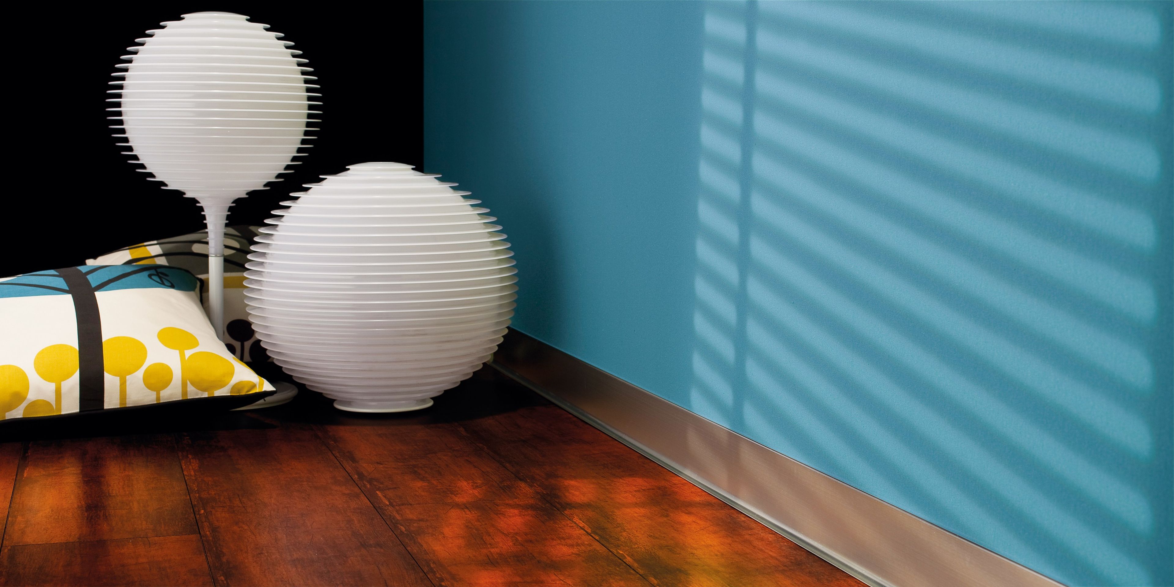 METAL LINE 90 Aluminium skirting board By PROFILPAS